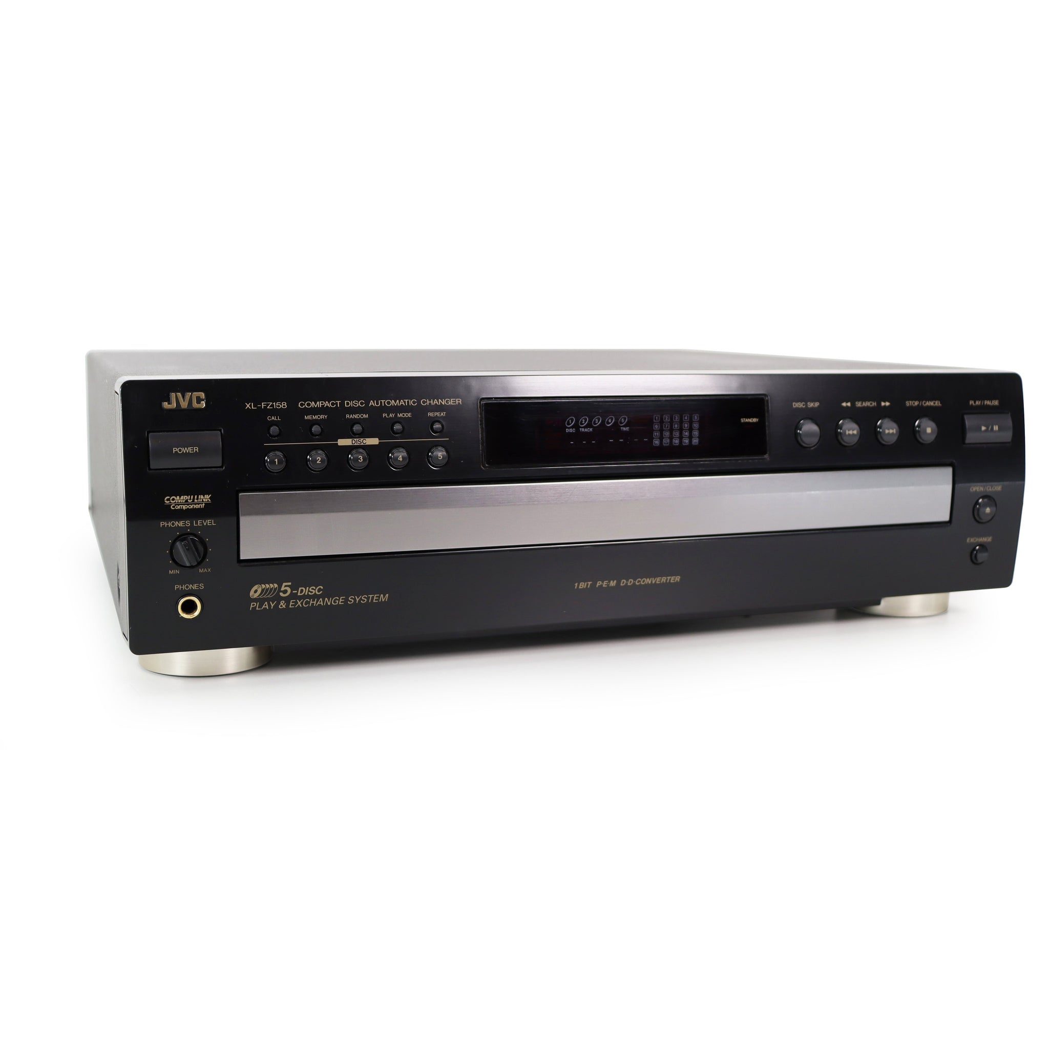 JVC XL-FZ158 5-Disc Carousel CD Automatic Changer Player — SpenCertified