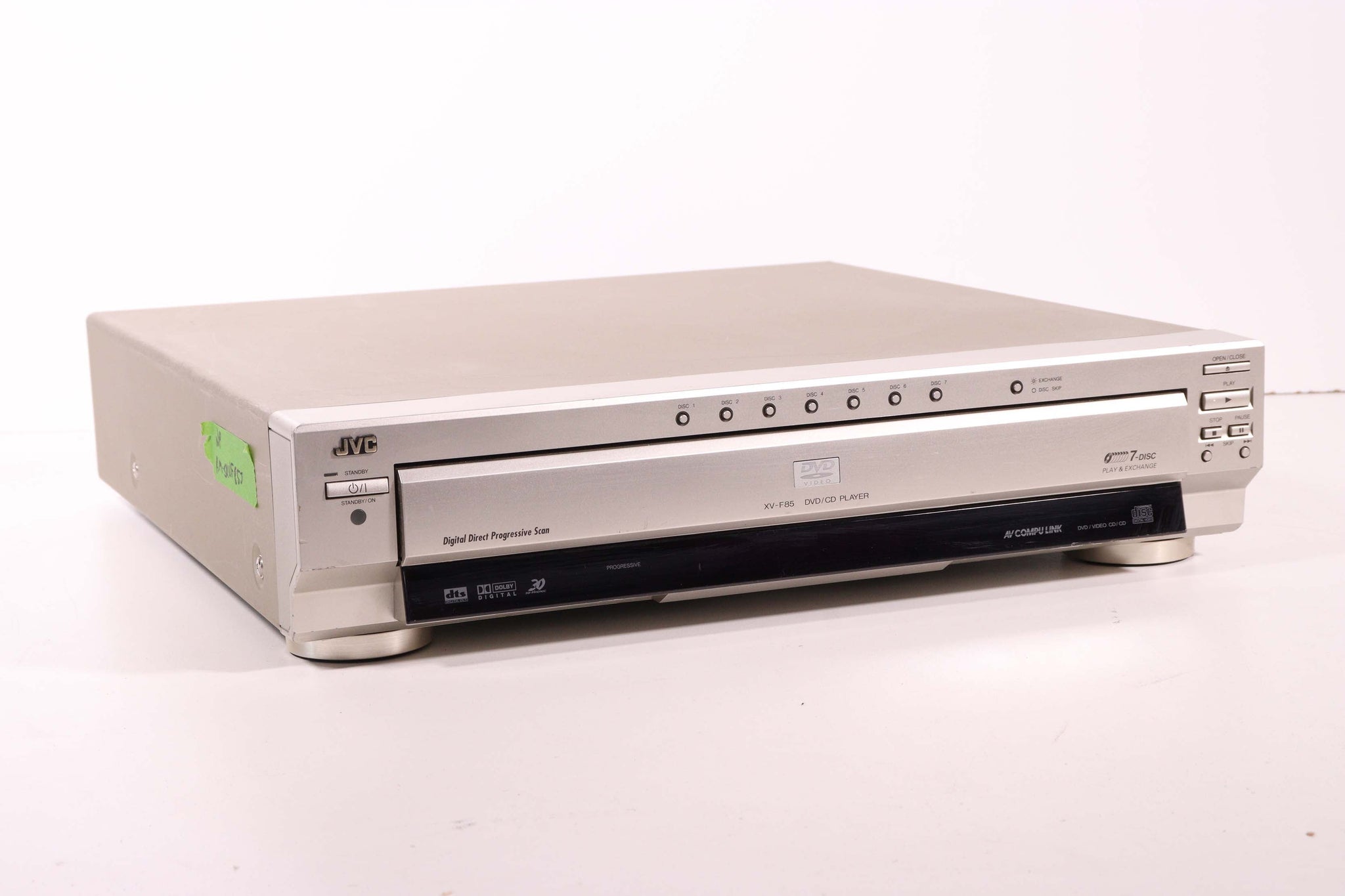 JVC XV-F85 7-Disc DVD/CD Player and Carousal Changer (With Remote)