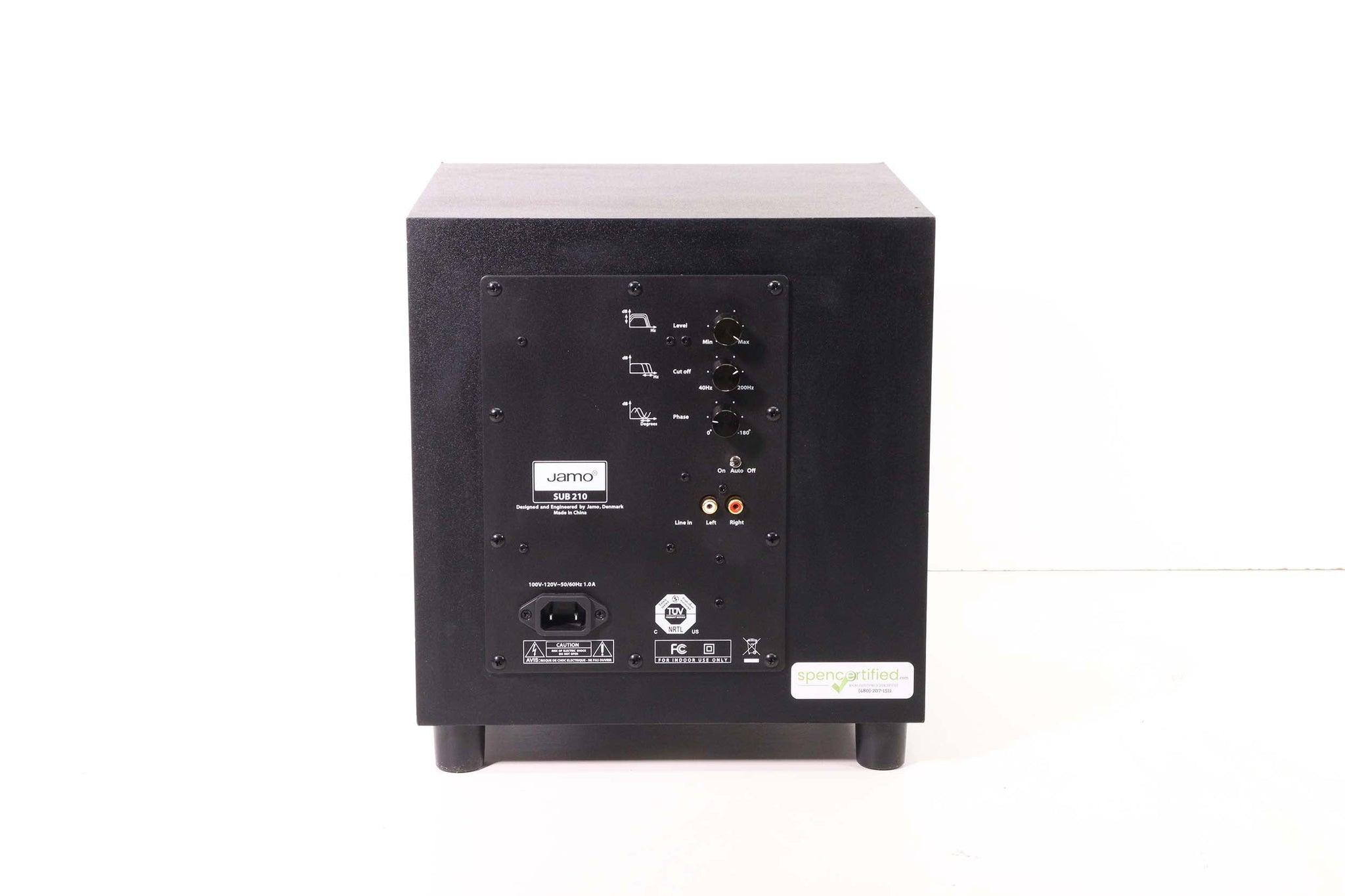 Jamo SUB 210 Powered Subwoofer (Black)