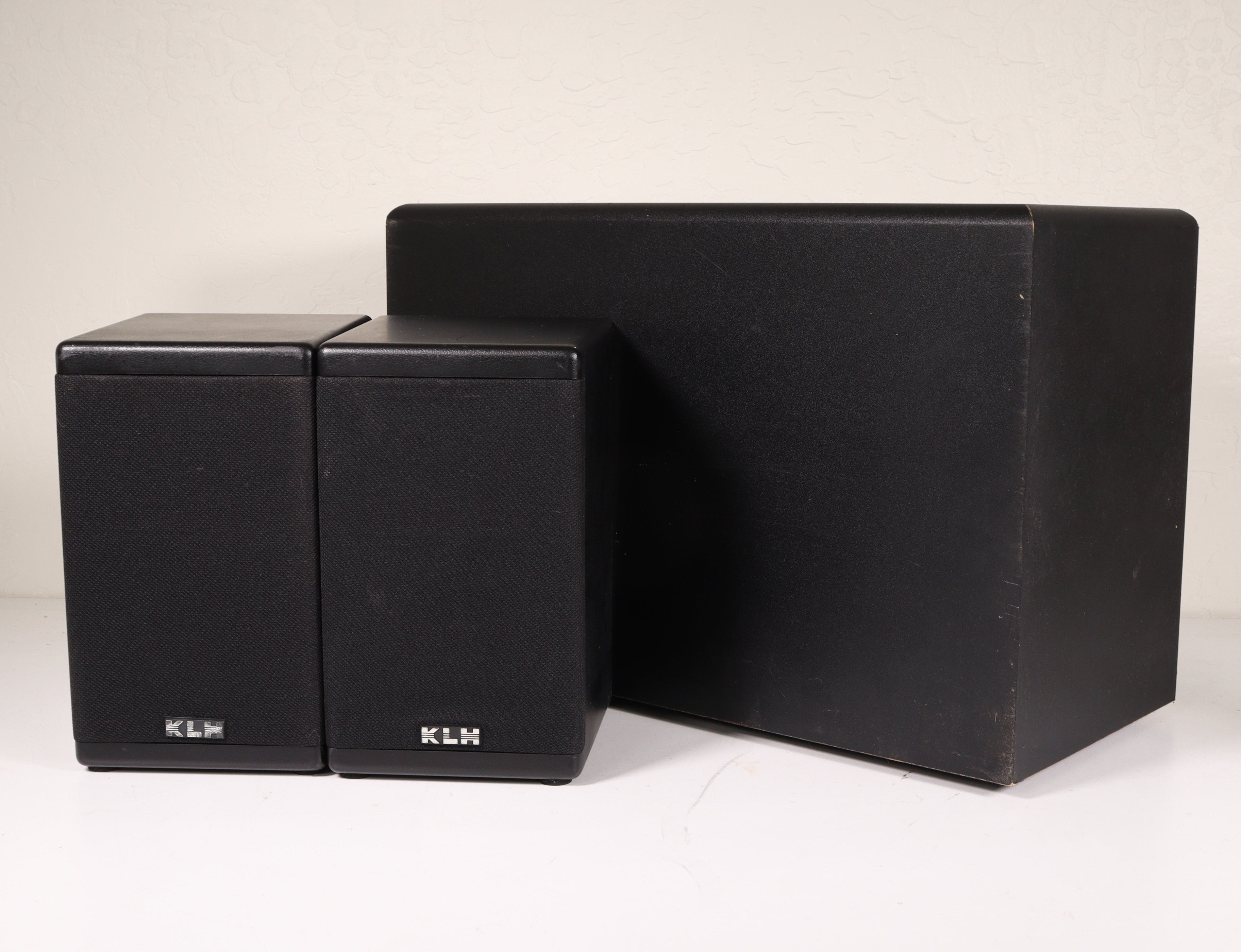 KLH 9900 Speaker System Satellites and Passive Subwoofer — SpenCertified