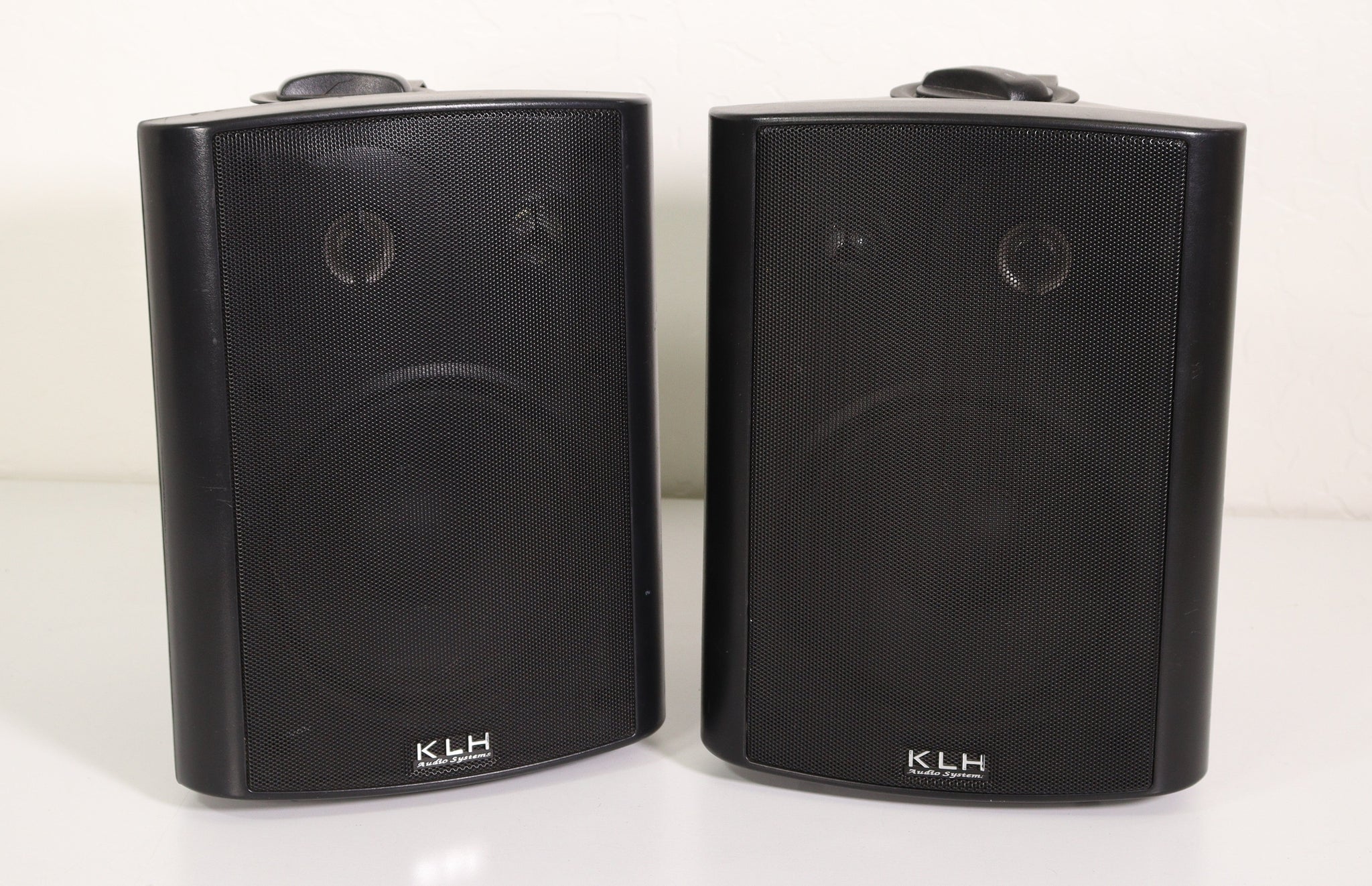 KLH Audio Systems C130B 8 Ohm 130 Watt Speaker Pair with Wall Mount Bl