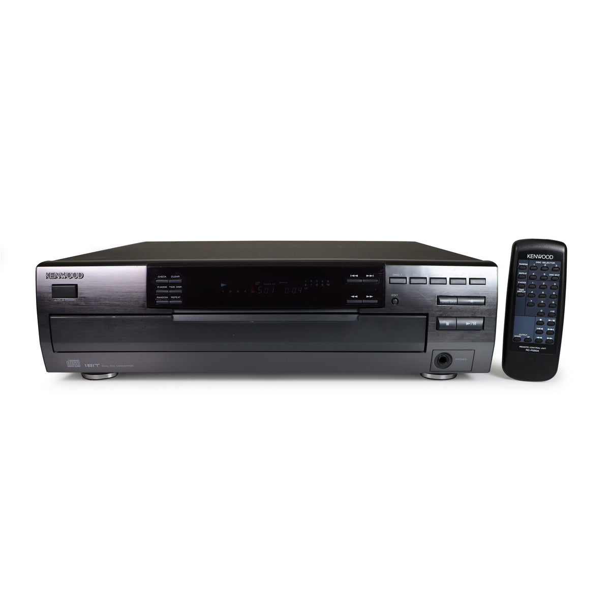 Kenwood CD-204 5 Compact Disc Carousel CD Player — SpenCertified
