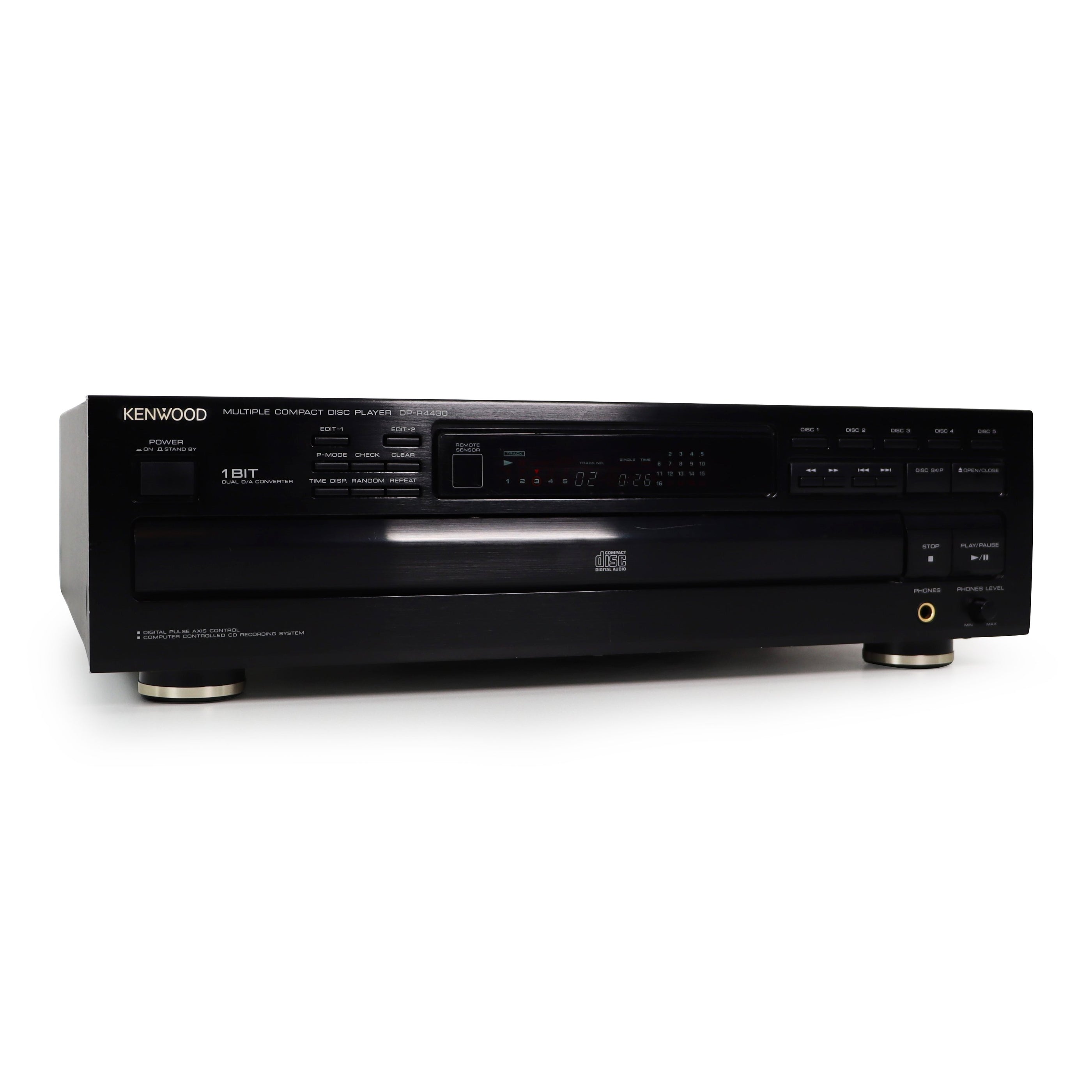 Kenwood DP-R4430 5-Disc Carousel CD Changer (1991) — SpenCertified