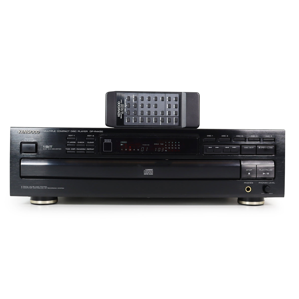 Kenwood DP-R4430 5-Disc Carousel CD Changer (1991) — SpenCertified
