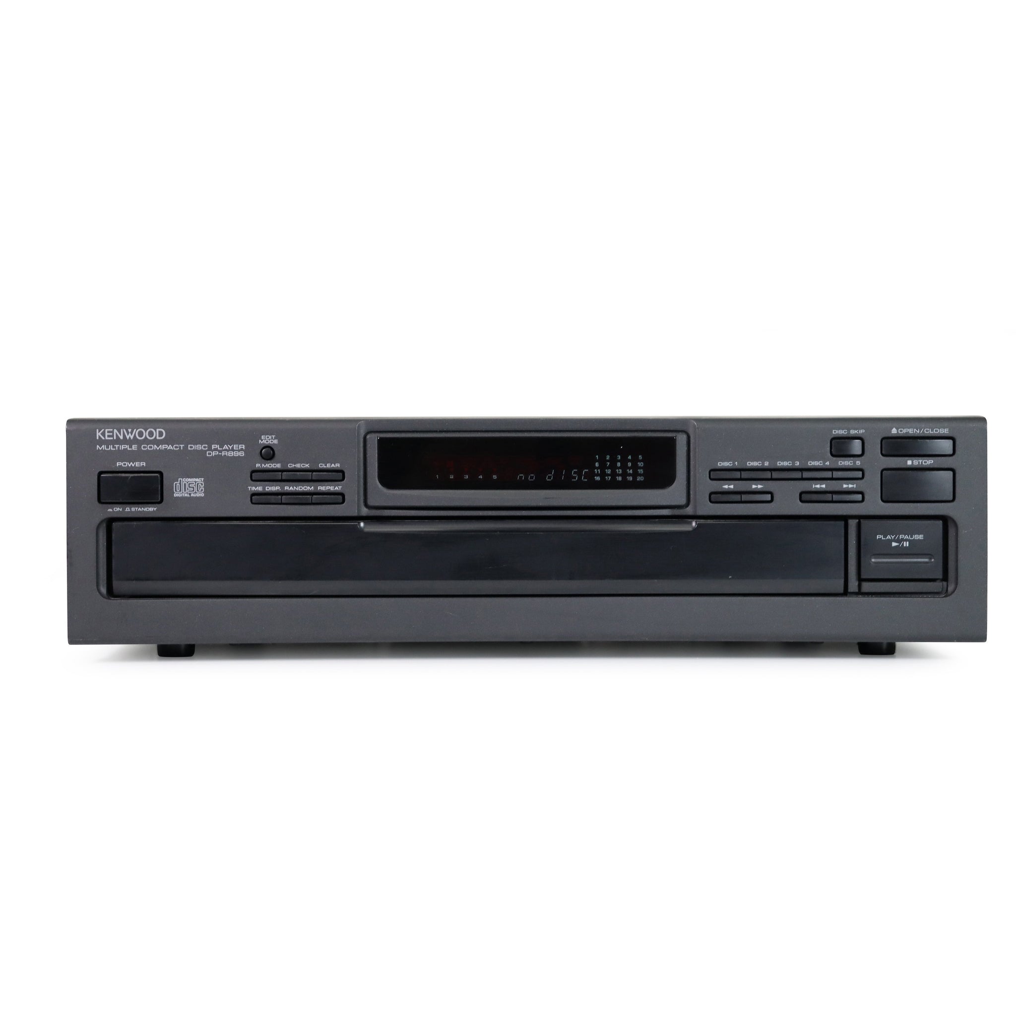 Kenwood DP-R896 5-Disc Carousel Compact Disc Player — SpenCertified