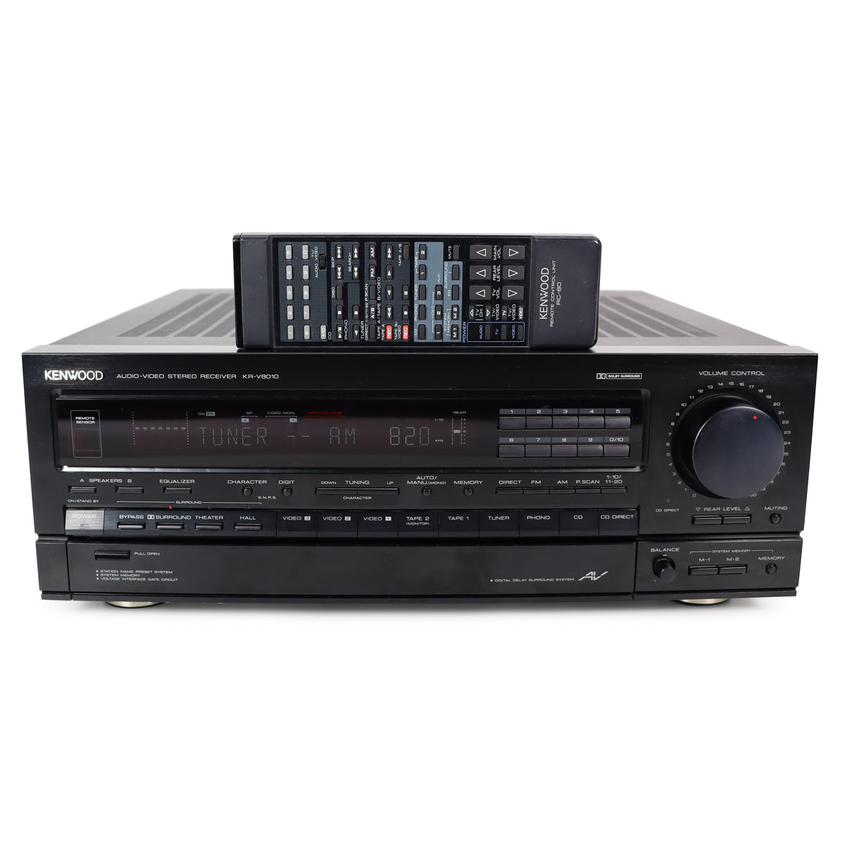 Kenwood KR-V8010 A/V Stereo Receiver — SpenCertified