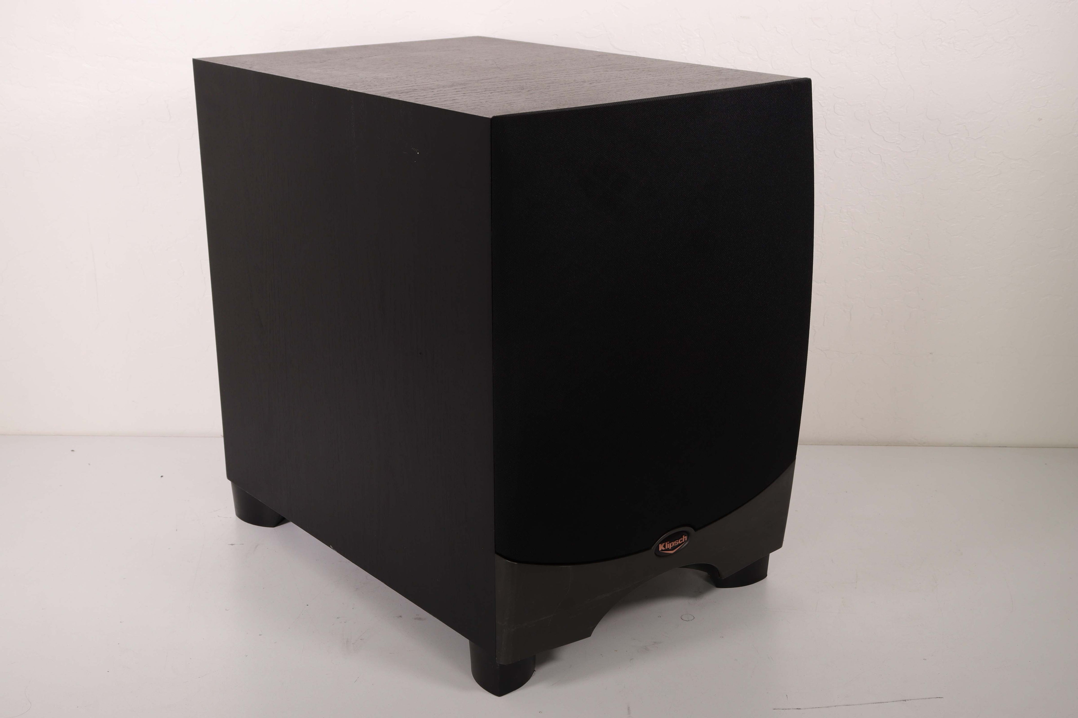 Klipsch RW 10 BLACK 10 Inch Powered Subwoofer Speaker System ...
