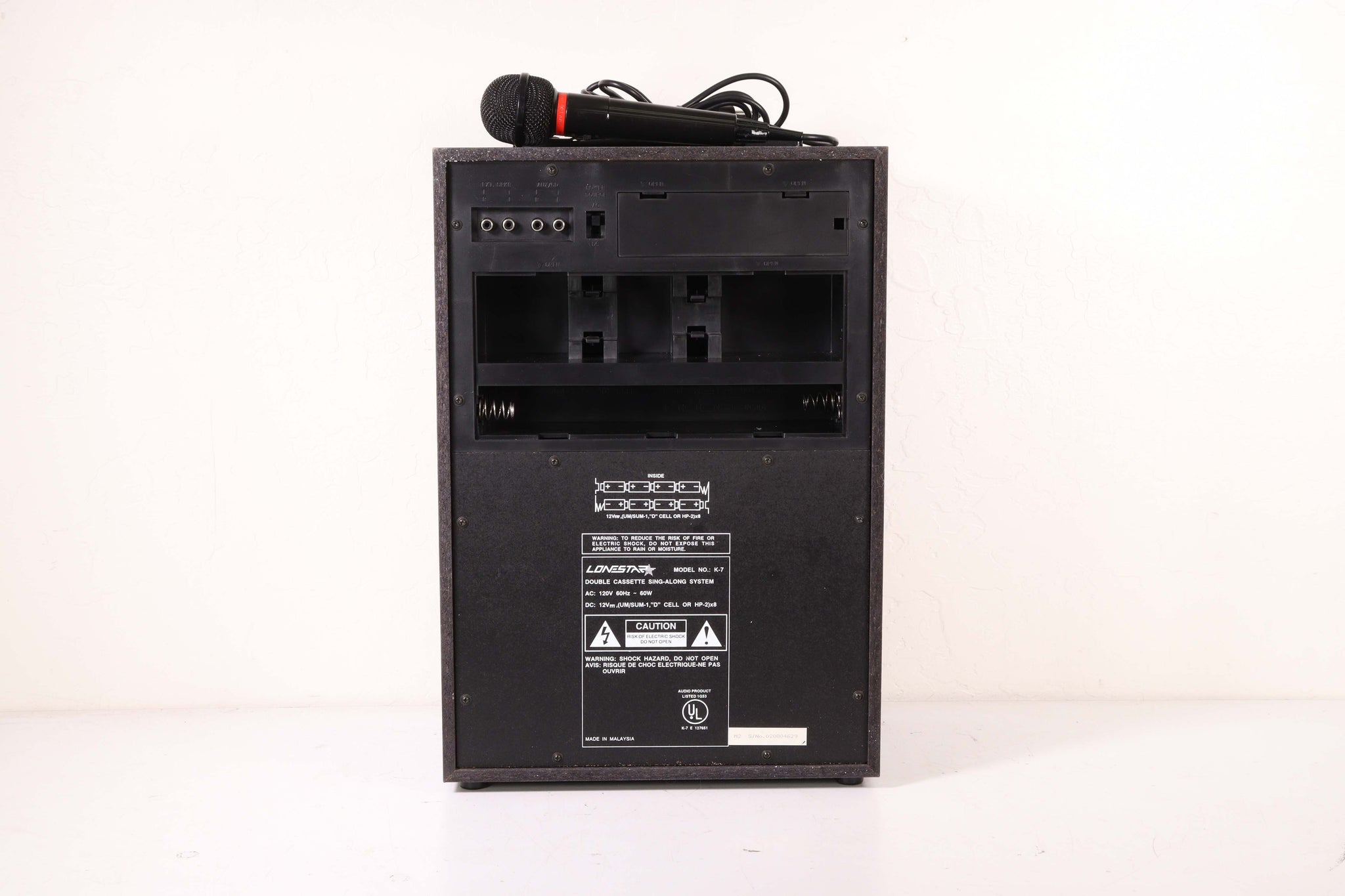 Lonestar Singalodeon K-7 Double Cassette Sing-Along System with Microp