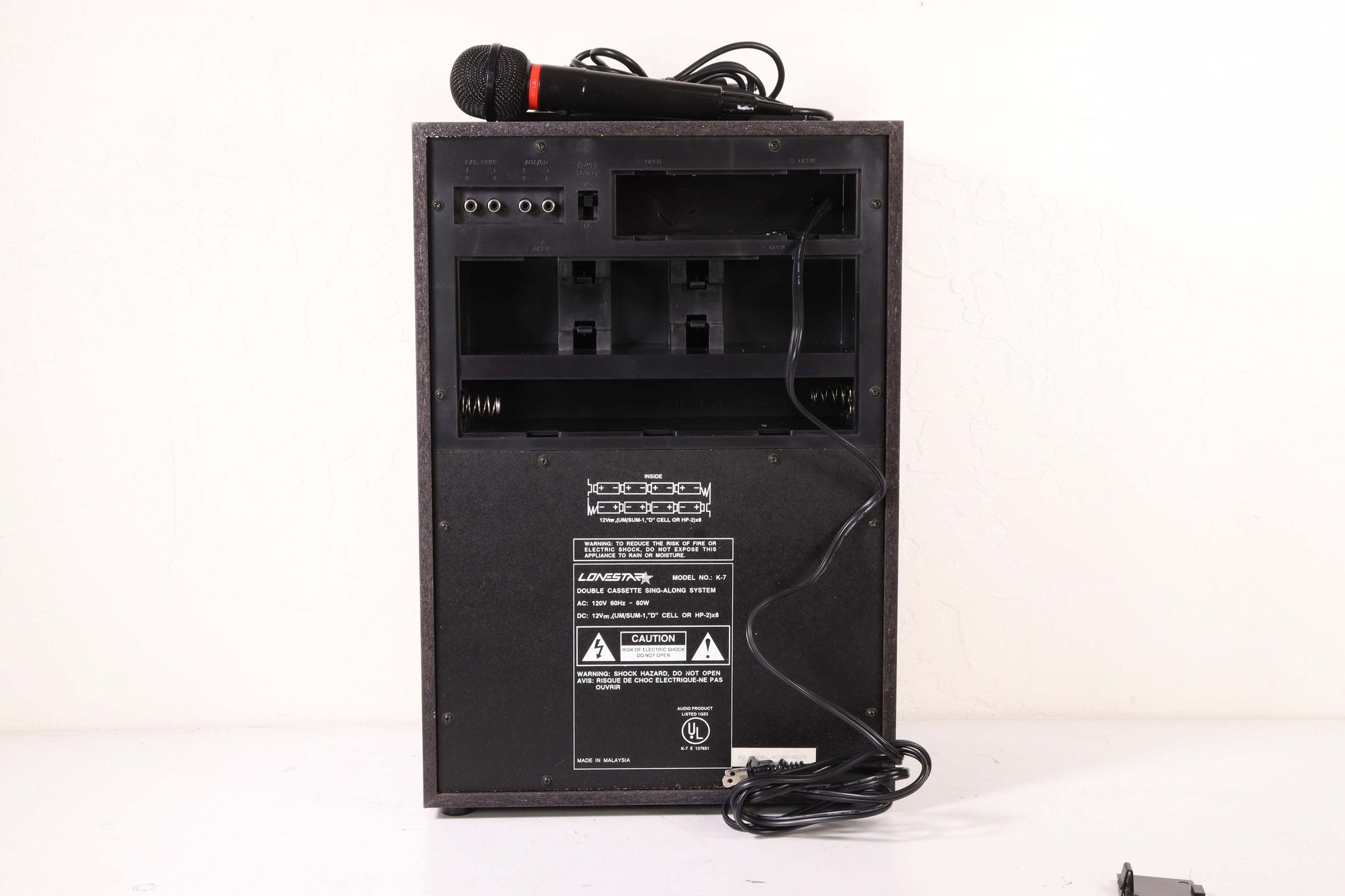 Lonestar Singalodeon K-7 Double Cassette Sing-Along System with Microp