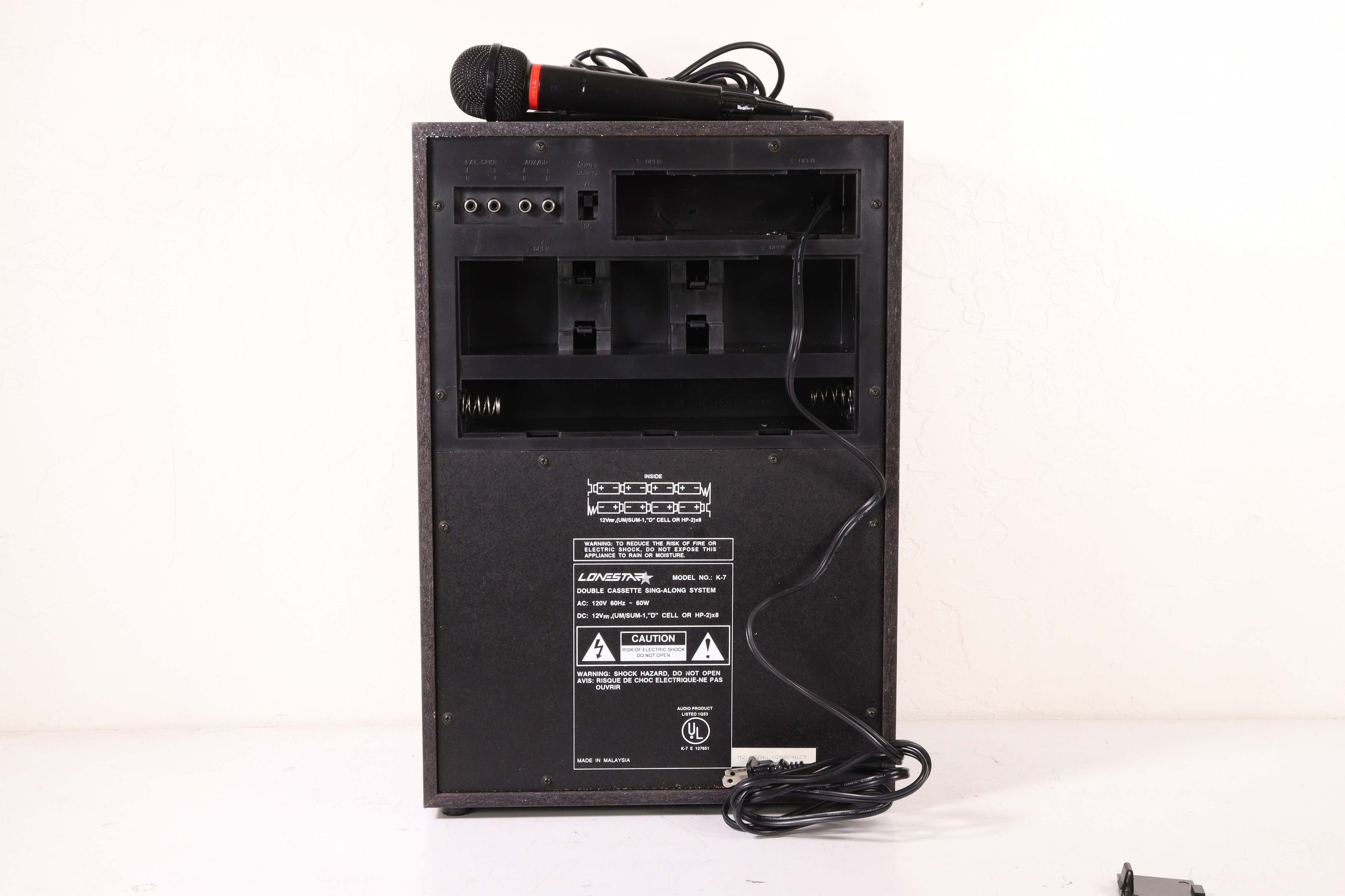Lonestar Singalodeon K-7 Double Cassette Sing-Along System with Microp ...