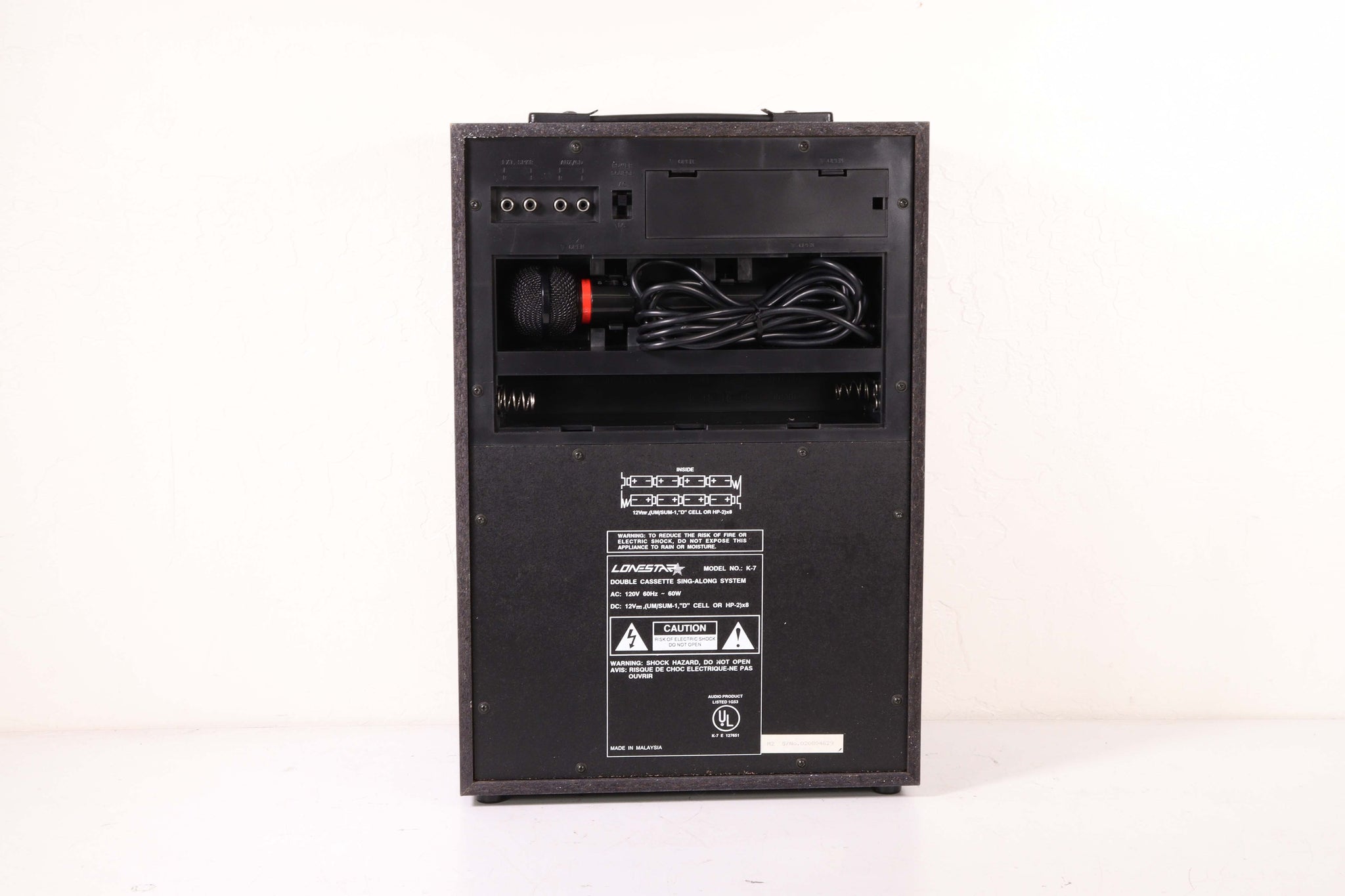 Lonestar Singalodeon K-7 Double Cassette Sing-Along System with Microp