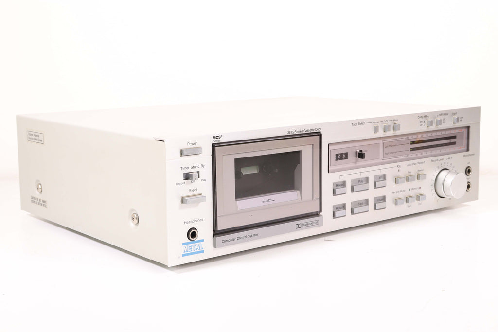 MCS 3575 Stereo Cassette Deck Single Player and Recorder
