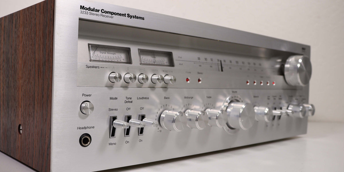 MCS Modular Component Systems 3233 Stereo Receiver 33 Watts Per Channe ...