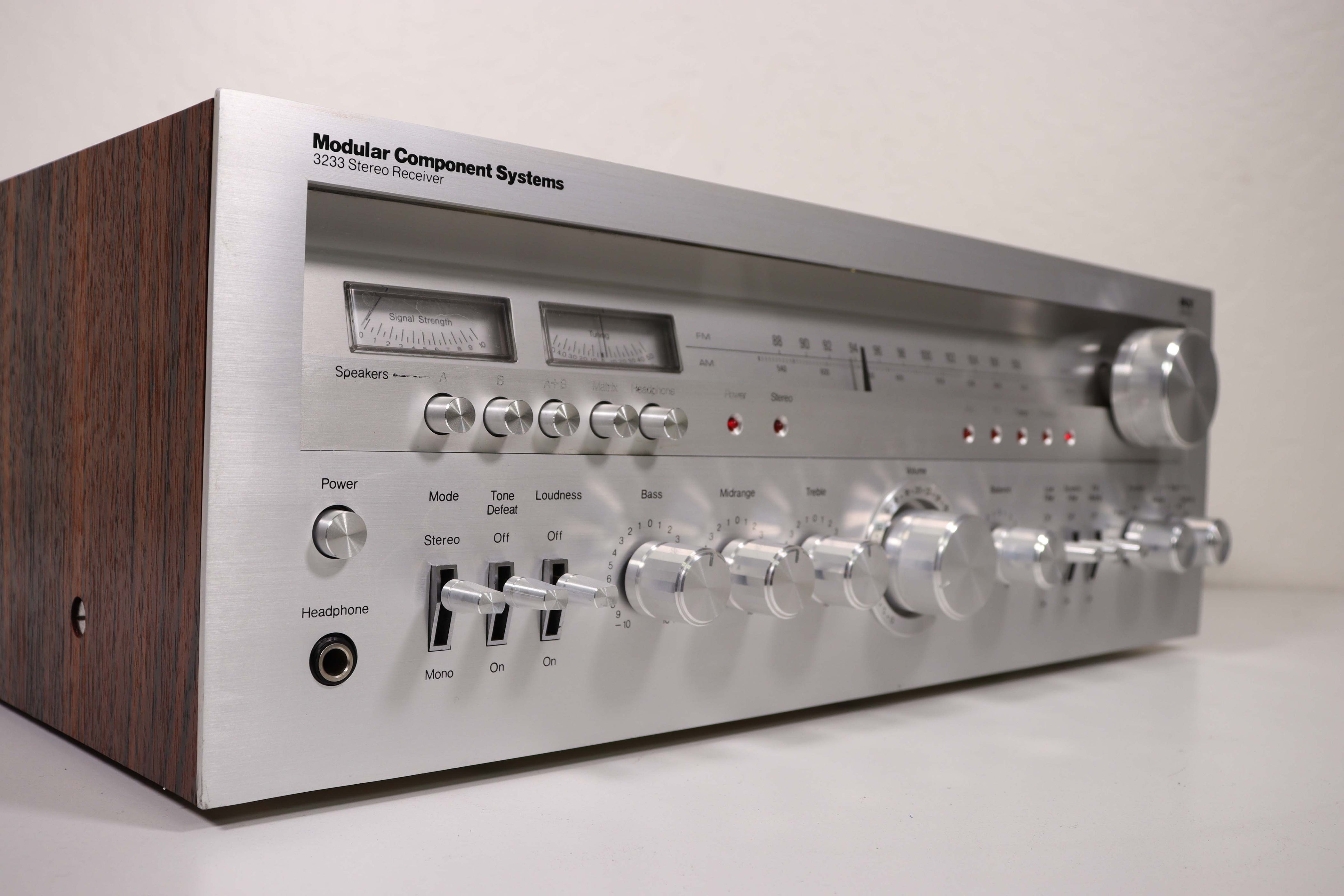 MCS Modular Component Systems 3233 Stereo Receiver 33 Watts Per Channe ...