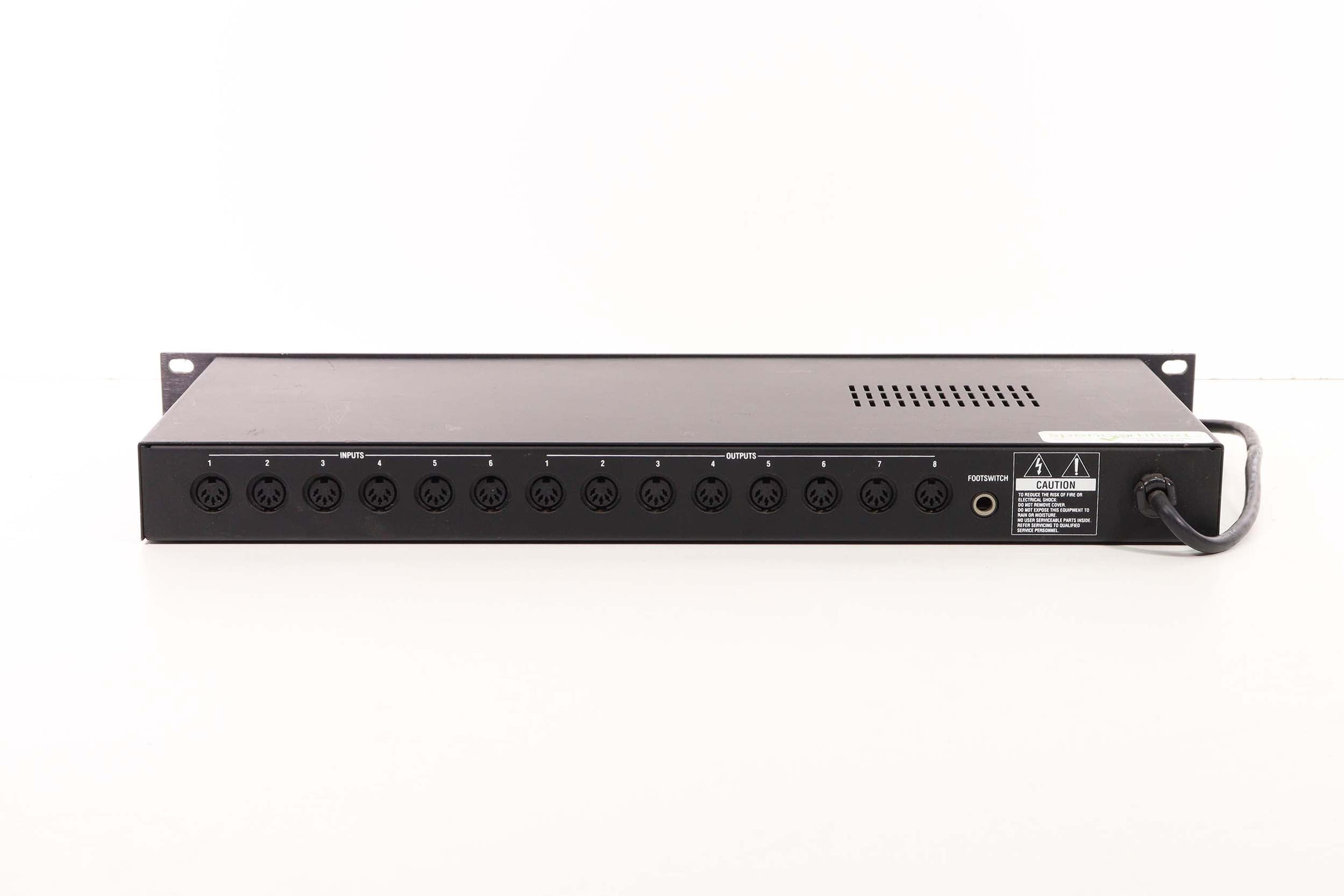 MIDI Patchbay/Processor MX-8 8-Output Midi Thru Box — SpenCertified