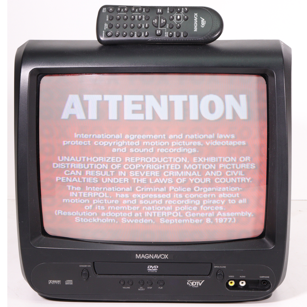 Magnavox CD130MW9 Retro TV DVD Player (With Remote)