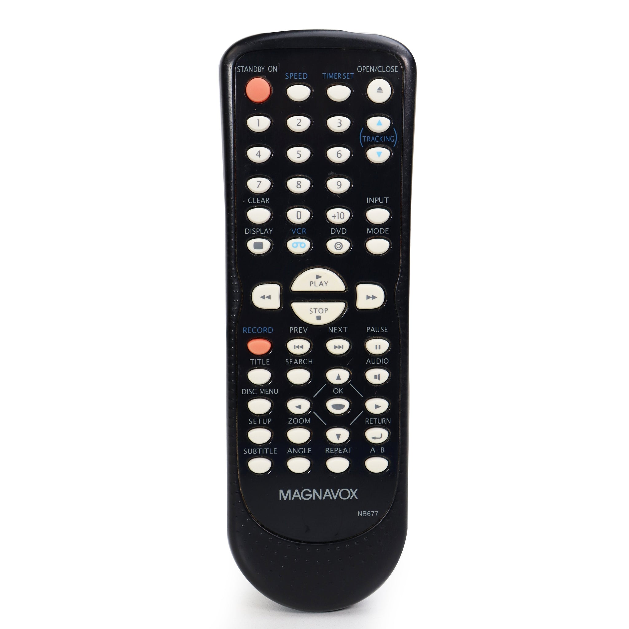 Magnavox NB677 Remote Control for DVD VCR Combo Player DV220MW9 and Mo