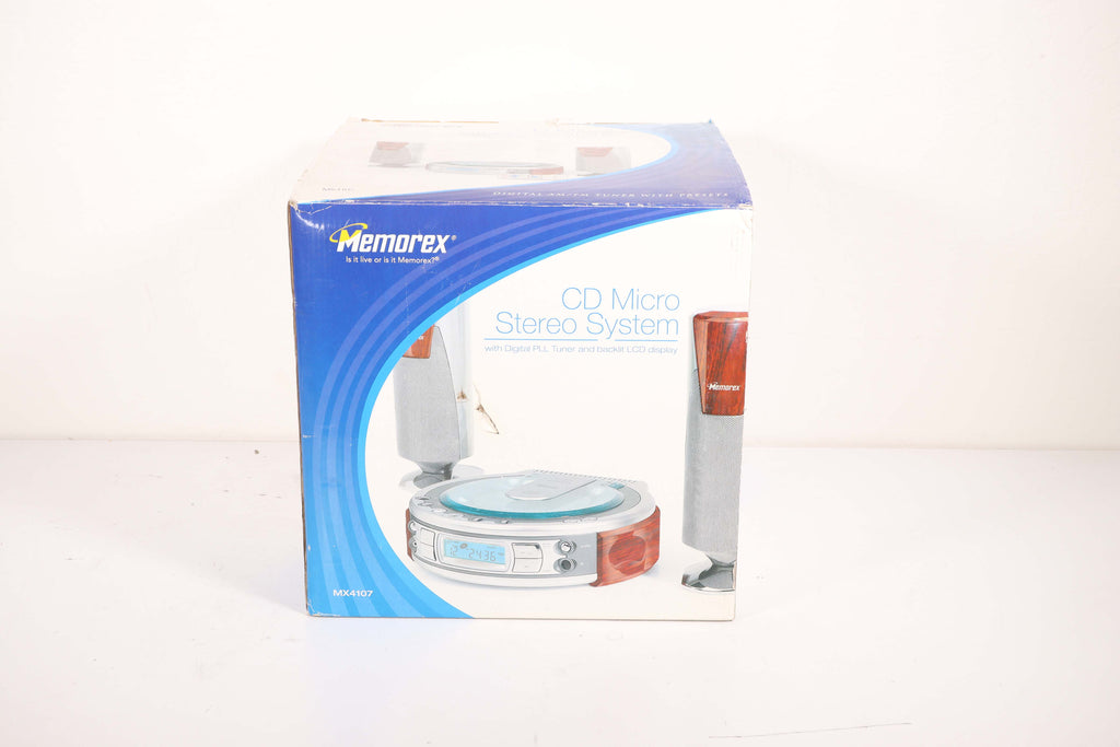Memorex MX4107 CD Player Speaker Radio System