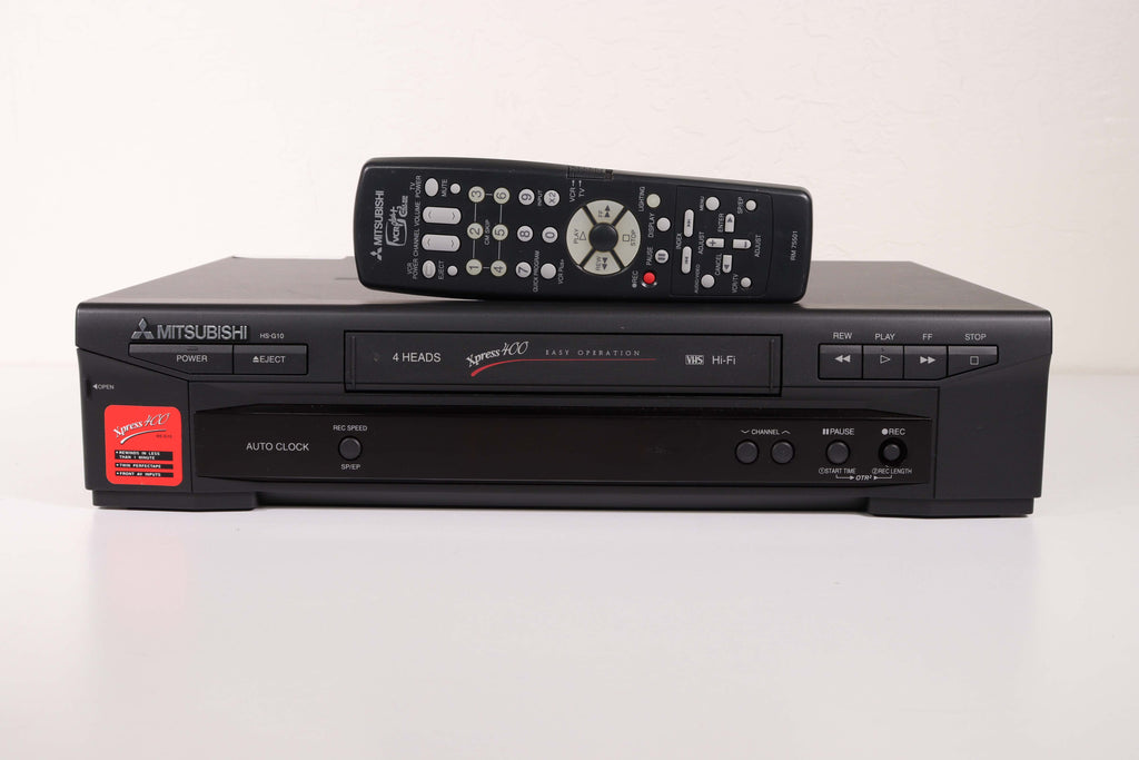 Mitsubishi HS-G10 VCR VHS Player Hi-Fi Video Cassette Recorder