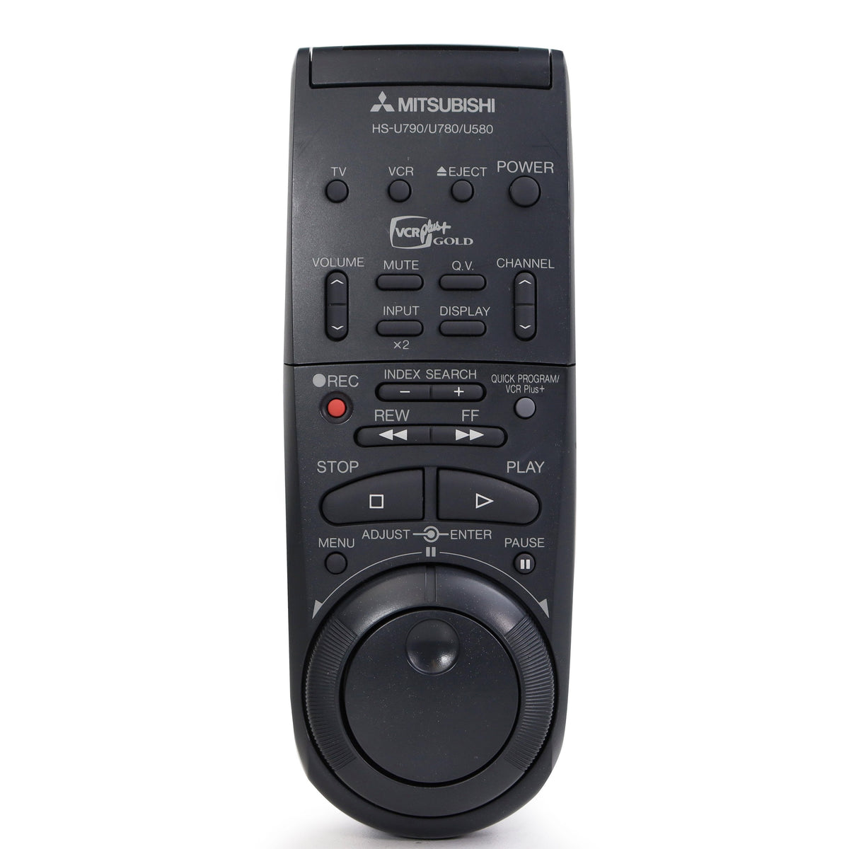 Mitsubishi HS-U790/U780/U580 Remote Control for S-VHS Player ...