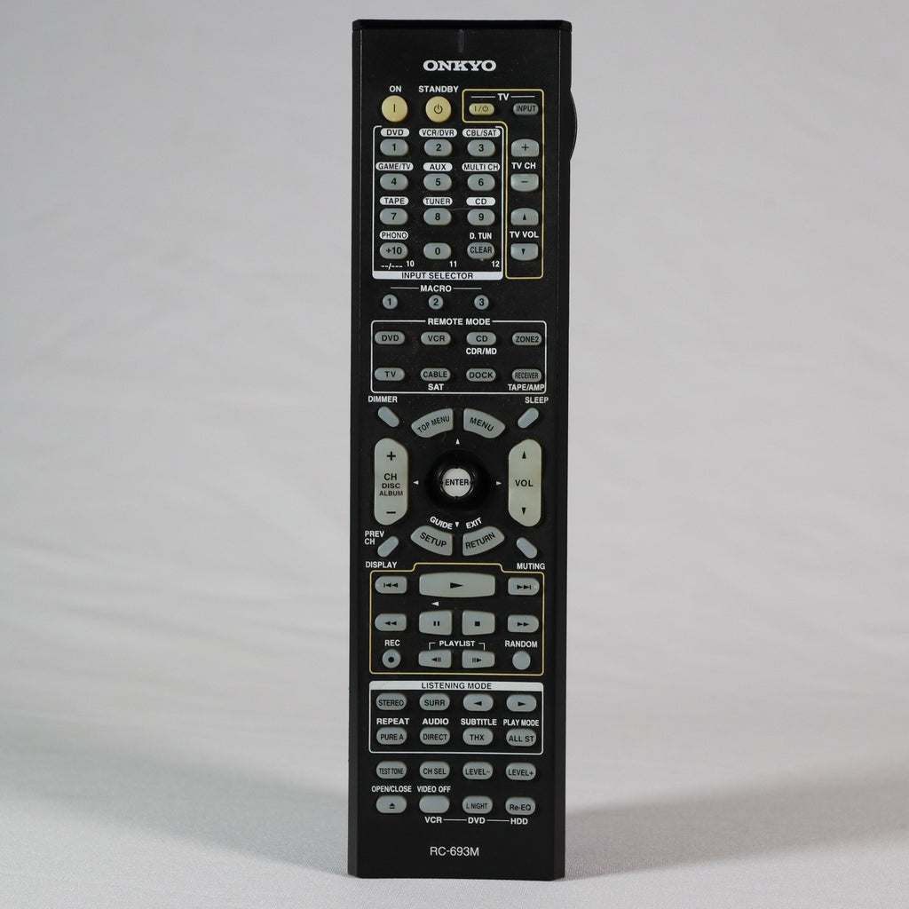 Onkyo RC-693M RemoteControl for A/V Receiver Models TX-SR705&TX-SR705S