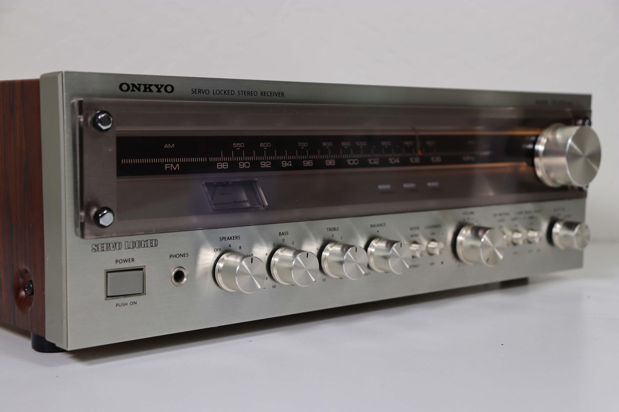 Onkyo TX-1500 MK II Silver Face Vintage Servo Locked Home Stereo Recei