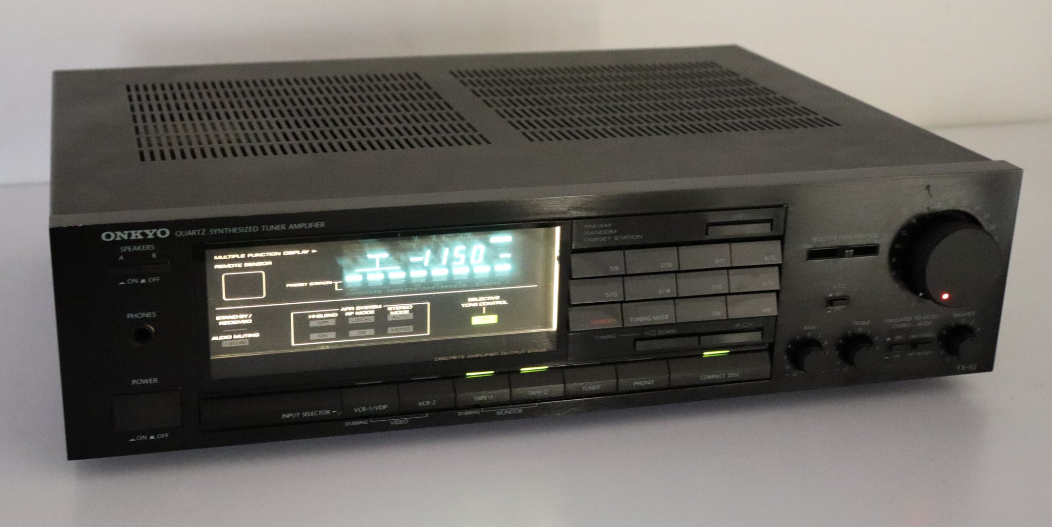 Onkyo Tuner Amplifier and Stereo Graphic Equalizer Combo Home System E ...