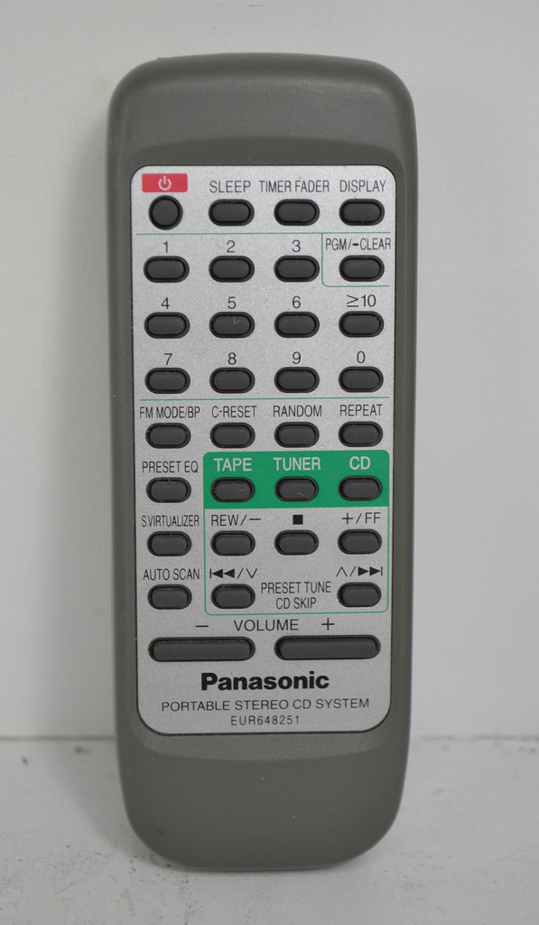 Panasonic CD Stereo Audio System Remote EUR648251