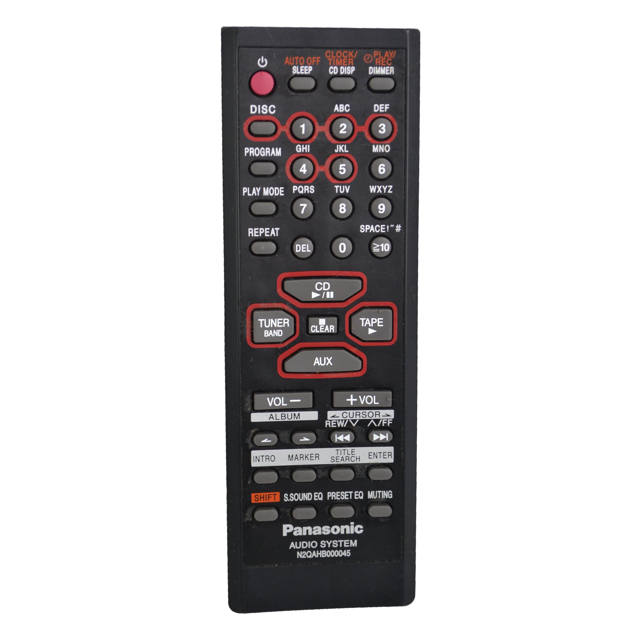 Panasonic - N2QAYB000045 - Remote Control - Home Sound System CD Casse ...