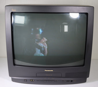 Panasonic PVQ-M2508 25 Inch TV VCR VHS Player Tube TV Combo — SpenCertified