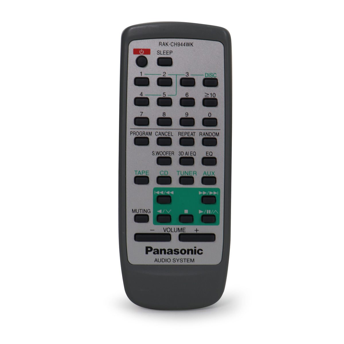 Panasonic RAK-CH944WK Remote Control For Panasonic SA-AK27 Stereo Syst ...
