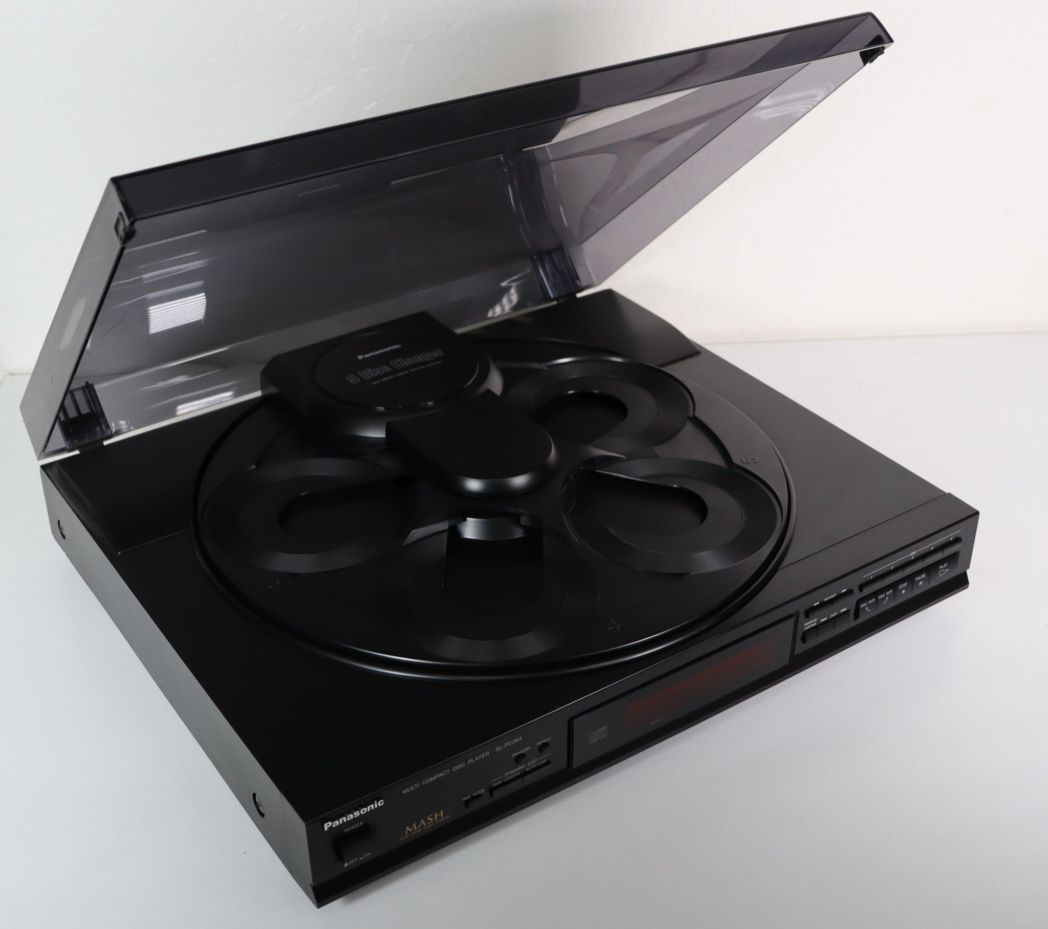 Panasonic SL-PC364 Multi Compact Disc Player Changer Top Loader