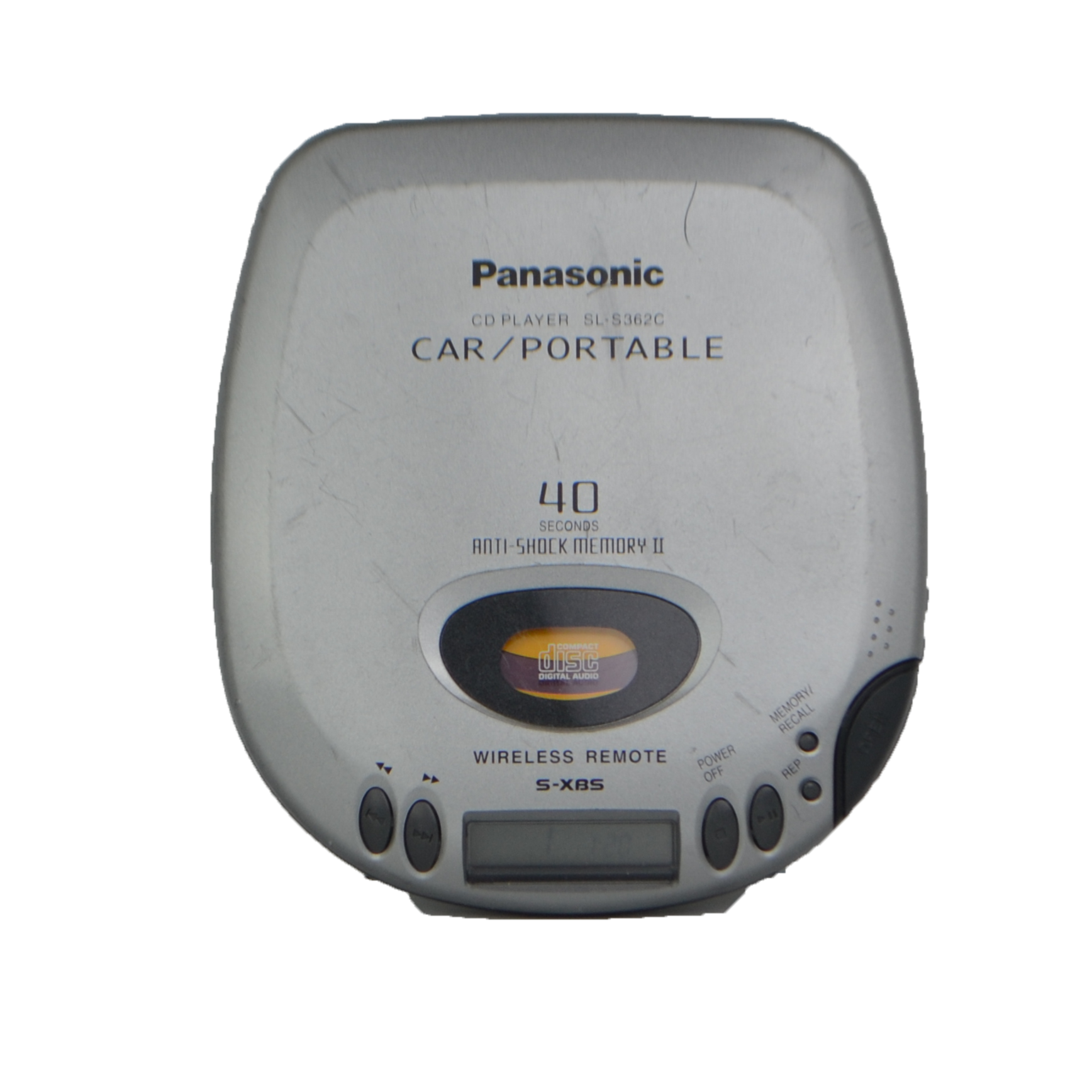 Panasonic SL-S361C S-XBS Portable and Car CD Player