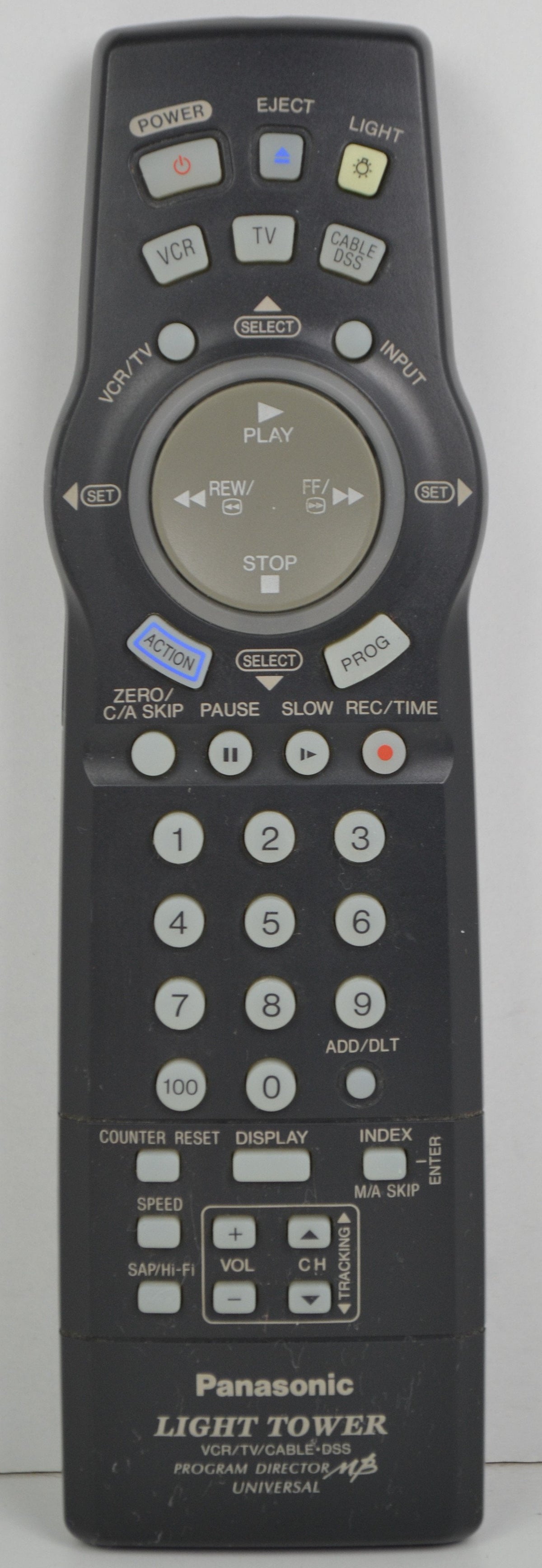 Panasonic VSQS1577 Universal VCR VHS Player Remote Control — SpenCertified