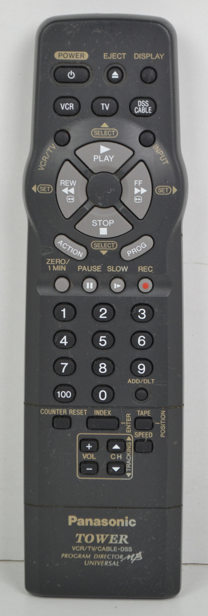 Panasonic VSQS1595 VCR VHS Player Remote Control