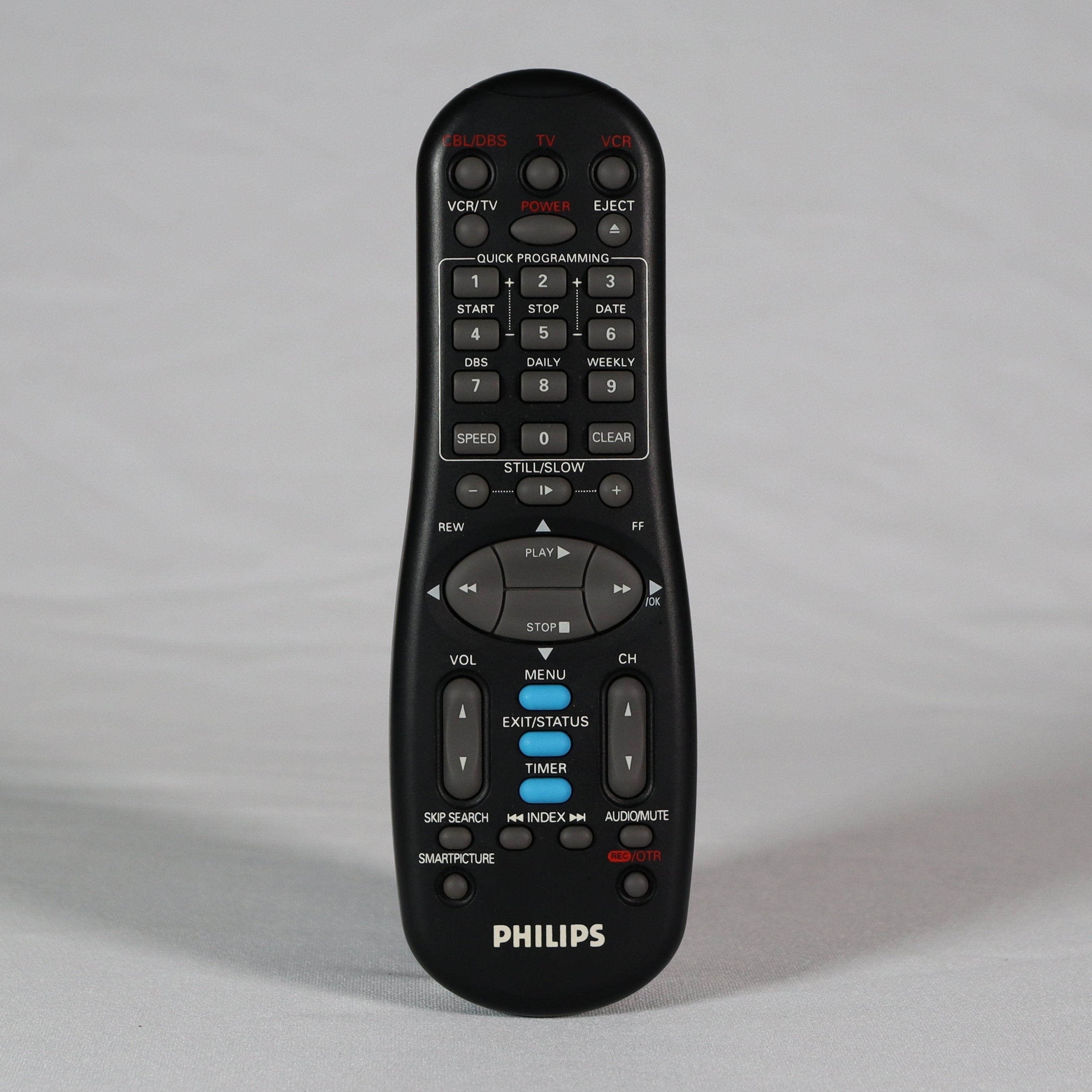 Philips LP20703-001A Remote Control for VCR / VHS Player Model VRA656A ...