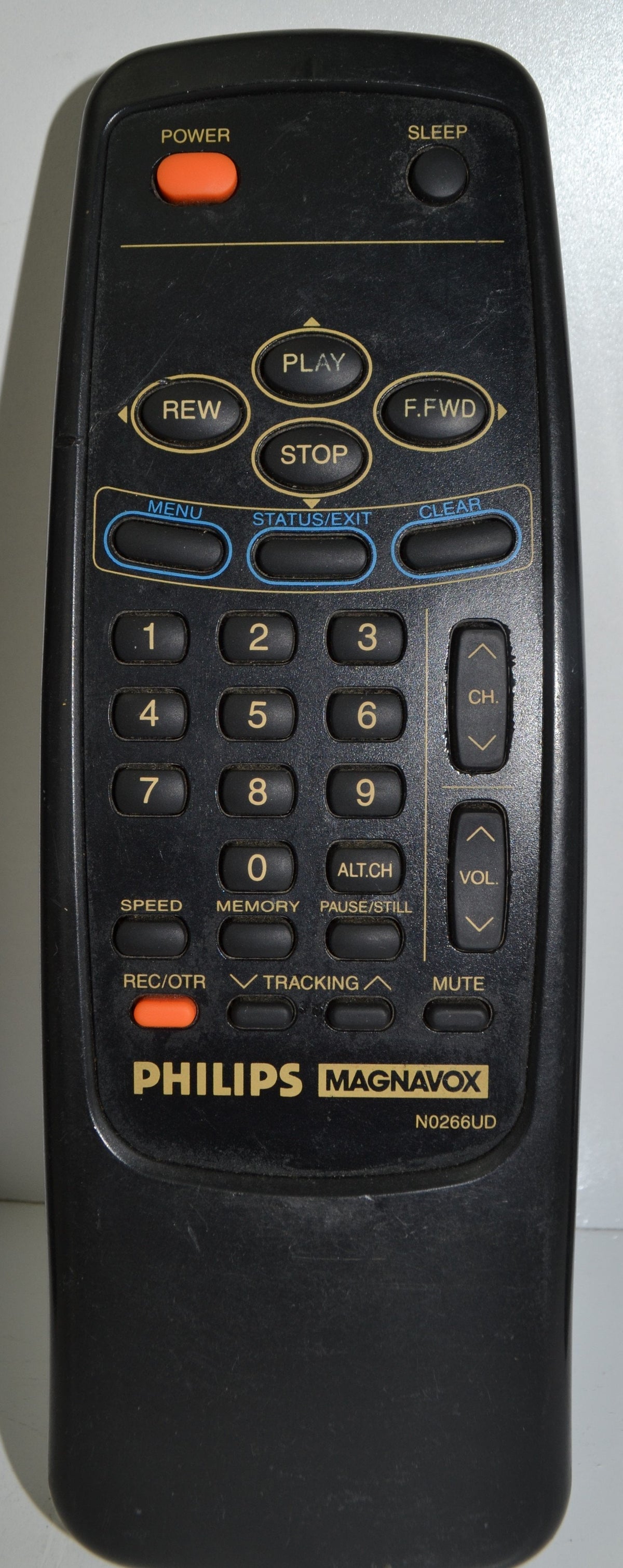 Philips Magnavox N0266UD TV and VCR Remote Control — SpenCertified