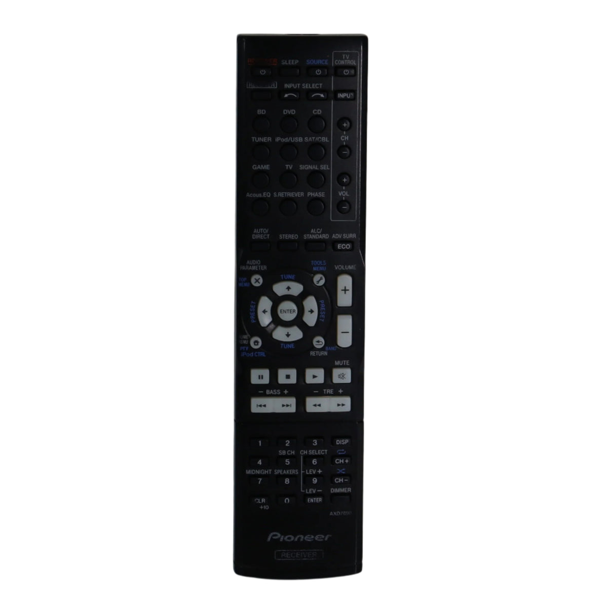 Pioneer AXD7690 Remote Control for AV Receiver VSX-324 VSX-524 — SpenCertified
