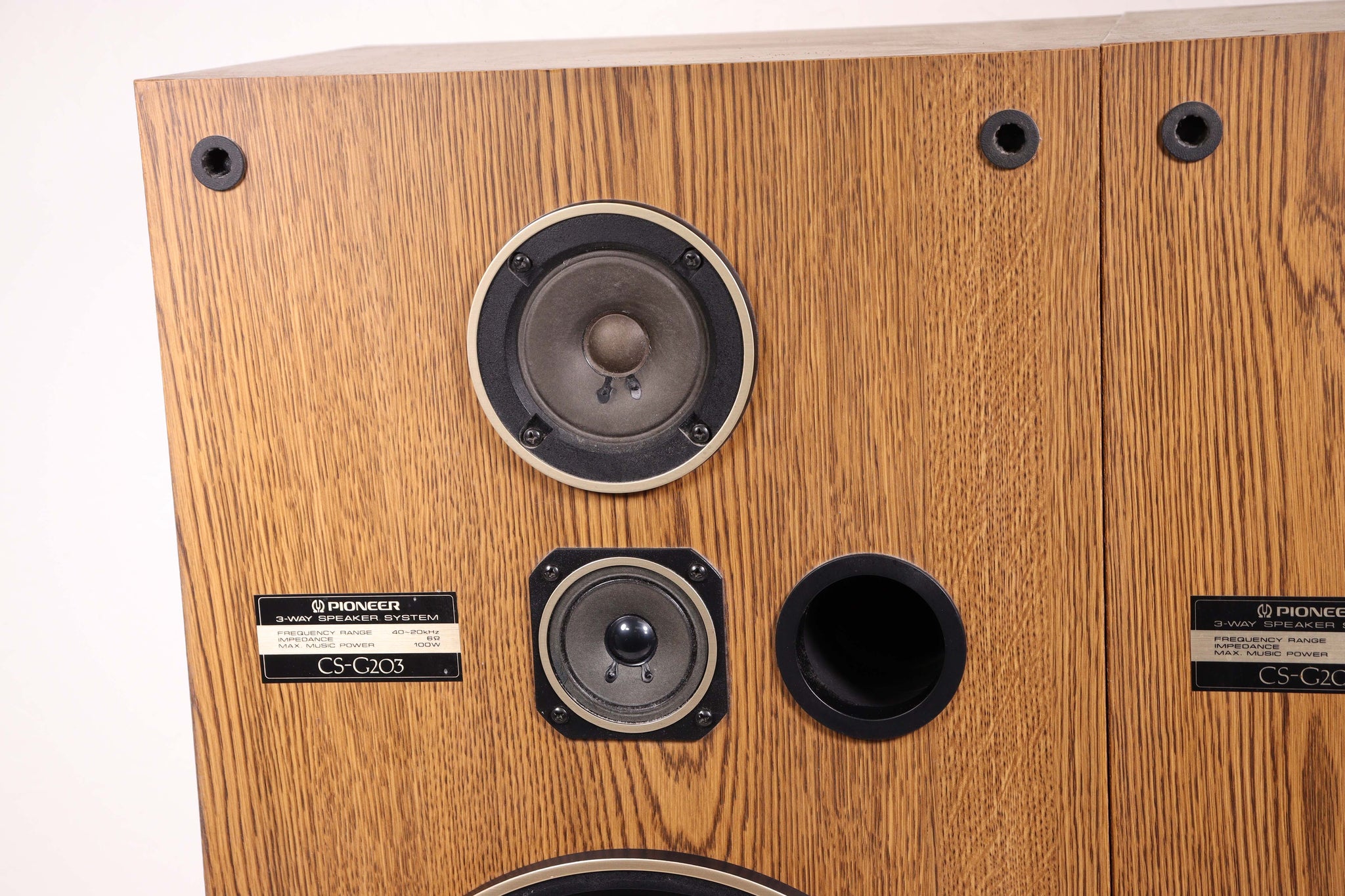 Pioneer CS-G203 Vintage Stereo Speaker Pair