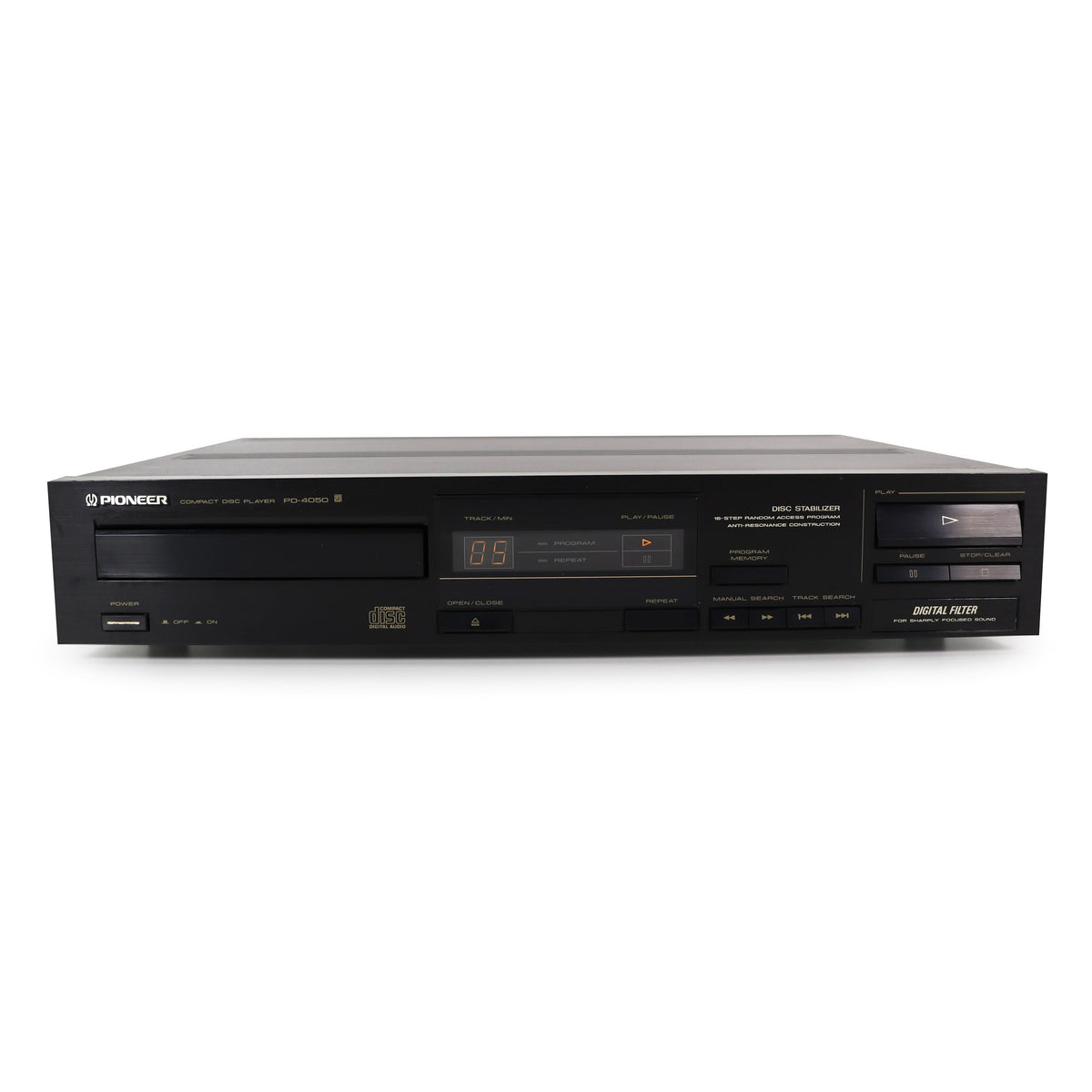 Pioneer PD-4050 Vintage Single CD Player with Disc Stabilizer Simple 1 ...
