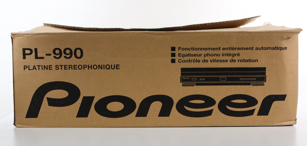 Pioneer PL-990 Record Player Turntable Full Automatic Speed Control