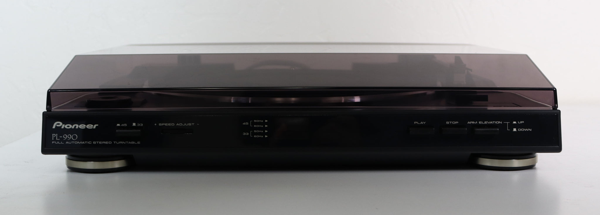 Pioneer PL-990 Record Player Turntable Full Automatic Speed Control