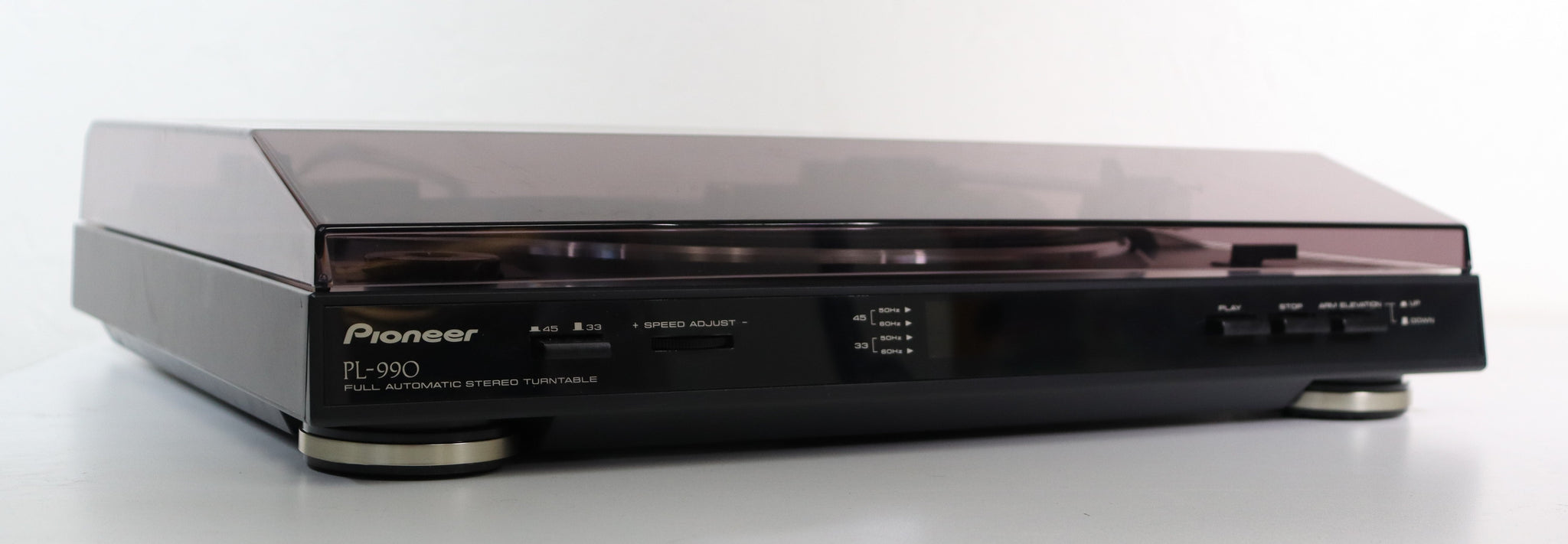 Pioneer PL-990 Record Player Turntable Full Automatic Speed Control