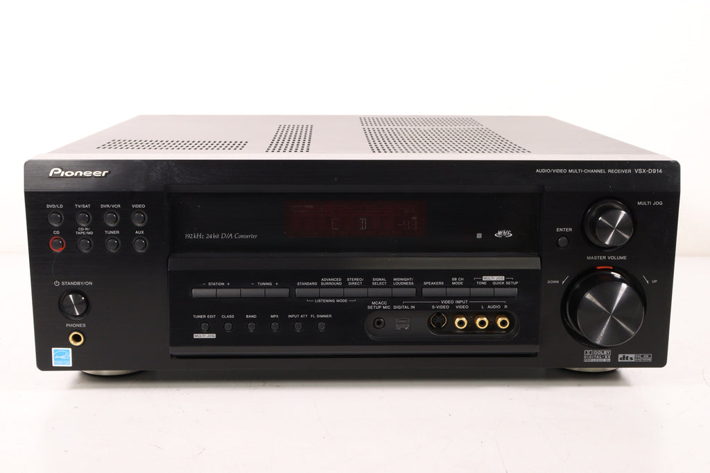 Pioneer VSX-D914 Receiver Audio/Video Multi-Channel Digital Optical AM