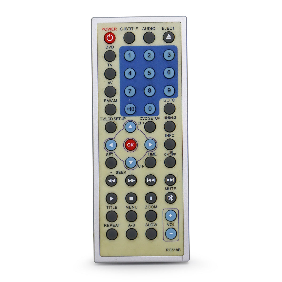 Polaroid RC518B Remote Control for TV / DVD Combo Model FDM-0715 ...