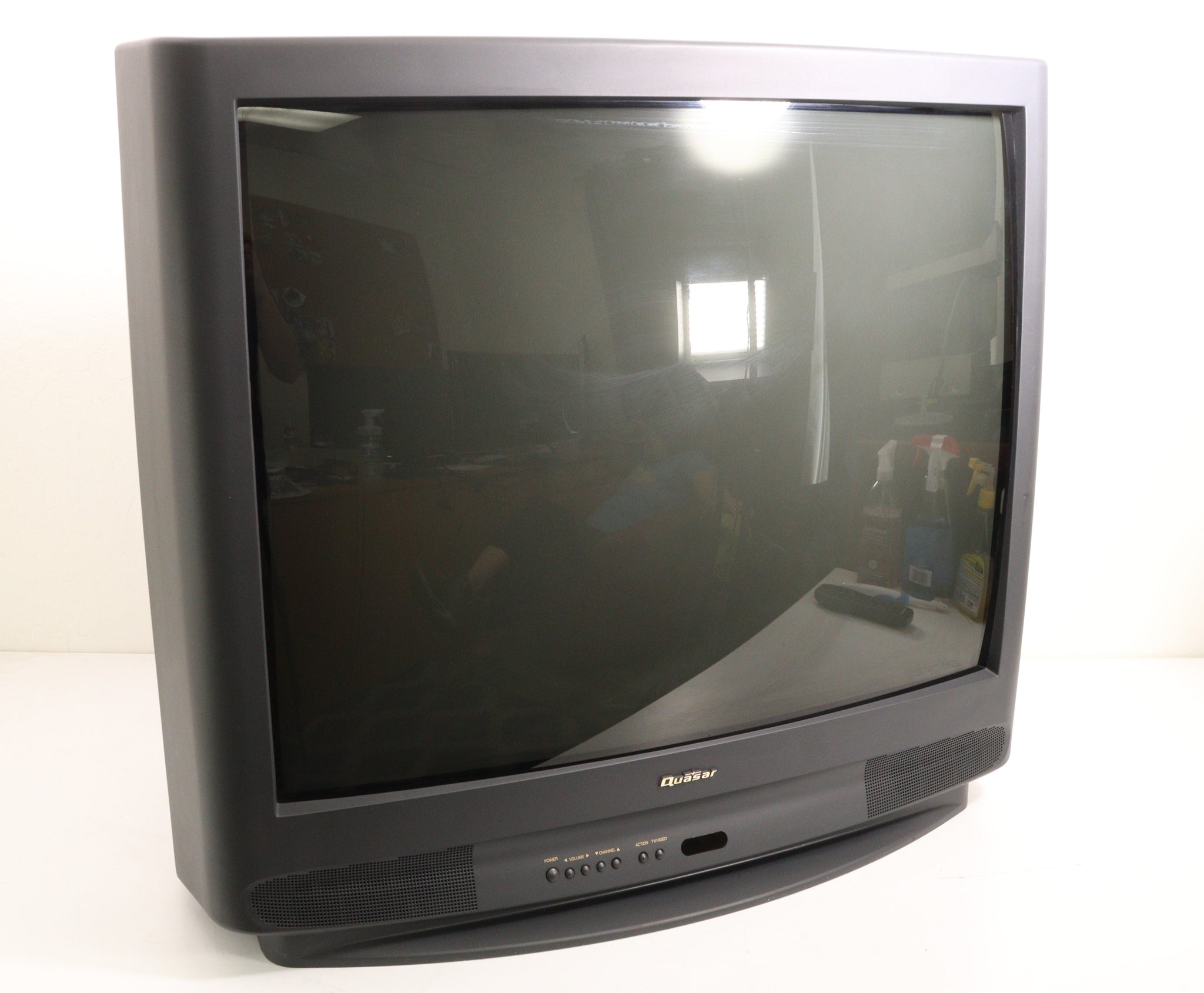 Quasar SP3233B Color TV S-Video Vintage Tube Gaming Television 32 Inch