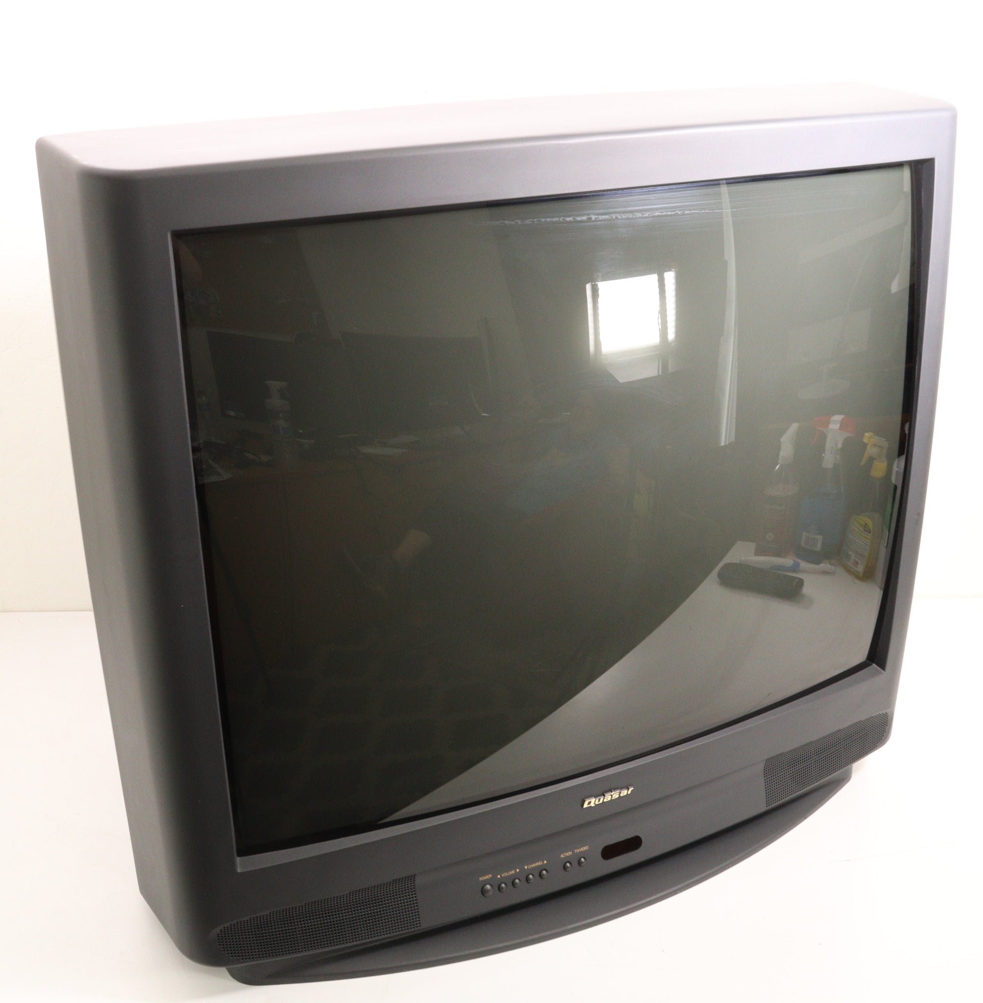 Quasar SP3233B Color TV S-Video Vintage Tube Gaming Television 32 Inch