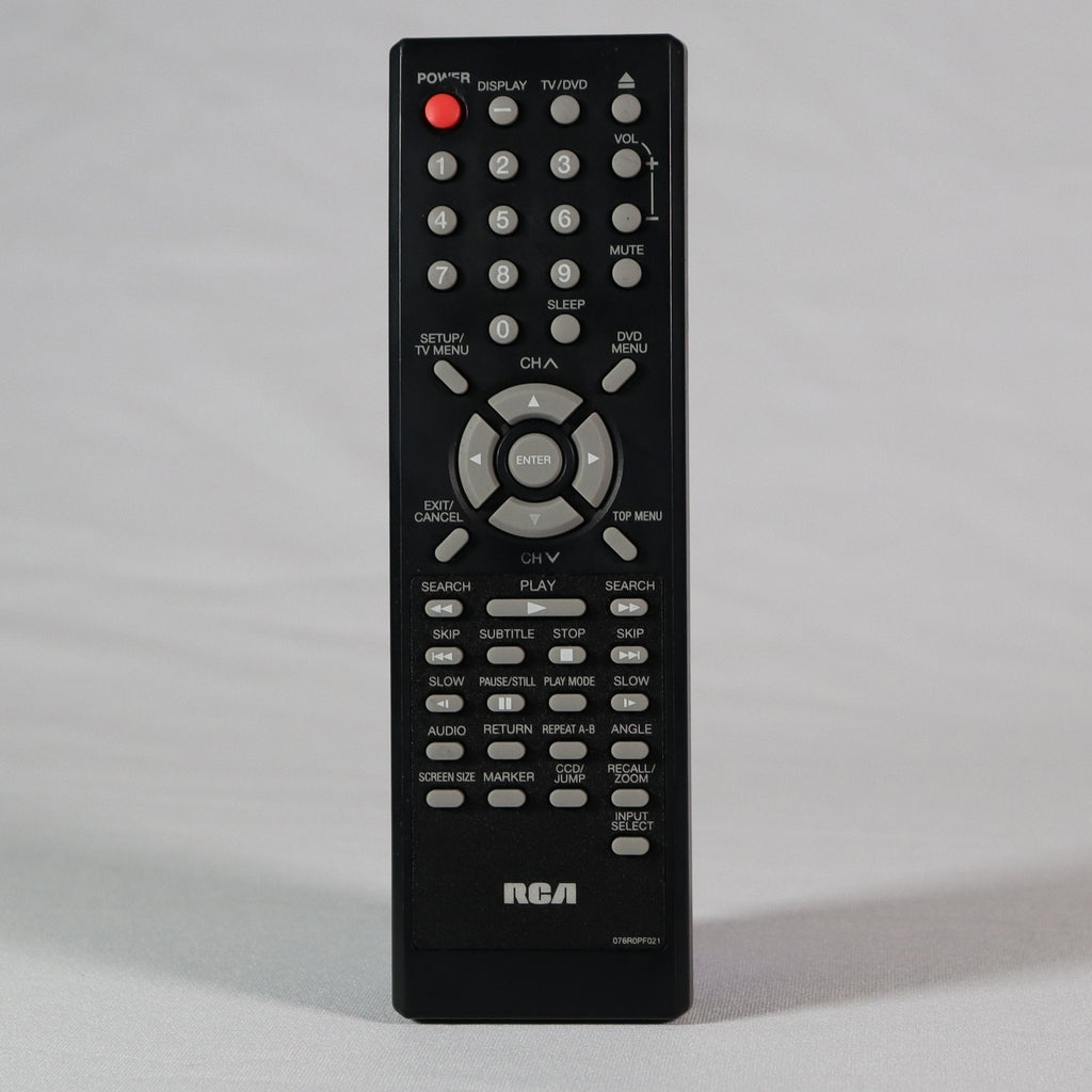 RCA 076R0PF021 Remote Control for TV/DVD Combo Unit Models L26HD35D