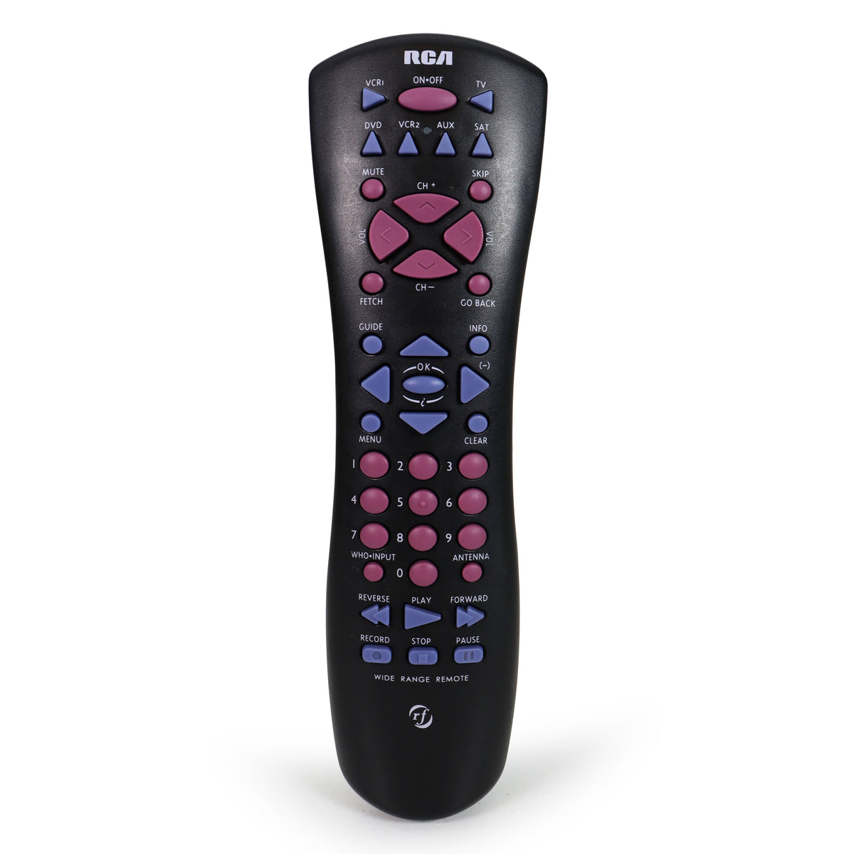 RCA D770 Universal Remote Control for VCR / VHS Player Model VR702HF ...