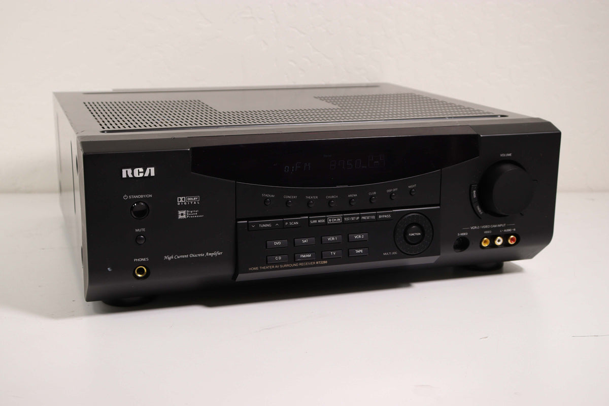 RCA RT2280 Home Theater AV Surround Sound Receiver High Current Discre ...